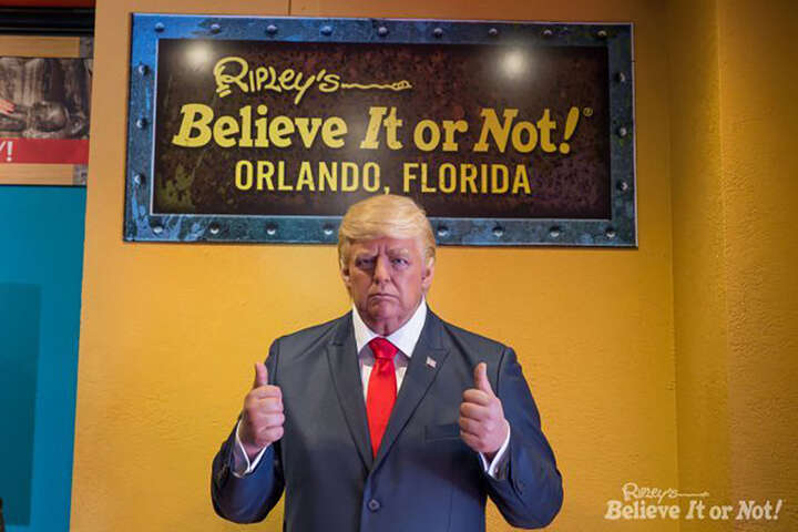 Here's the real condition of the Trump wax figure in San Antonio