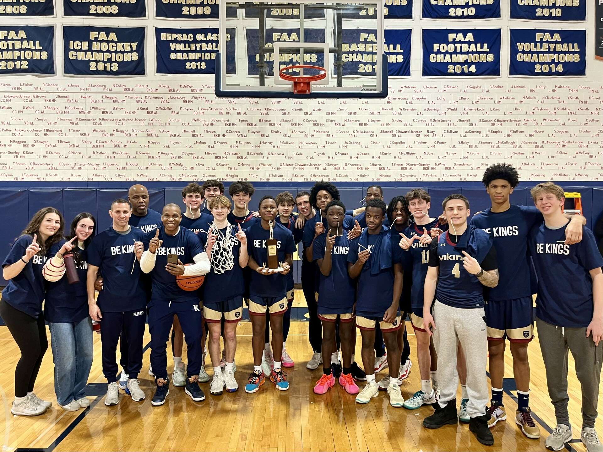 The King School in Stamford had a strong boys basketball season