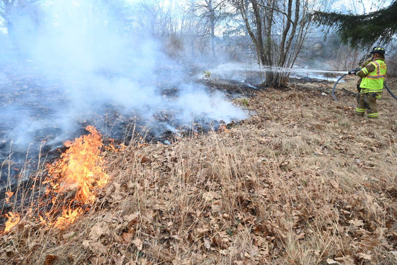 Brush fire risk 'high' across Connecticut Wednesday, DEEP says