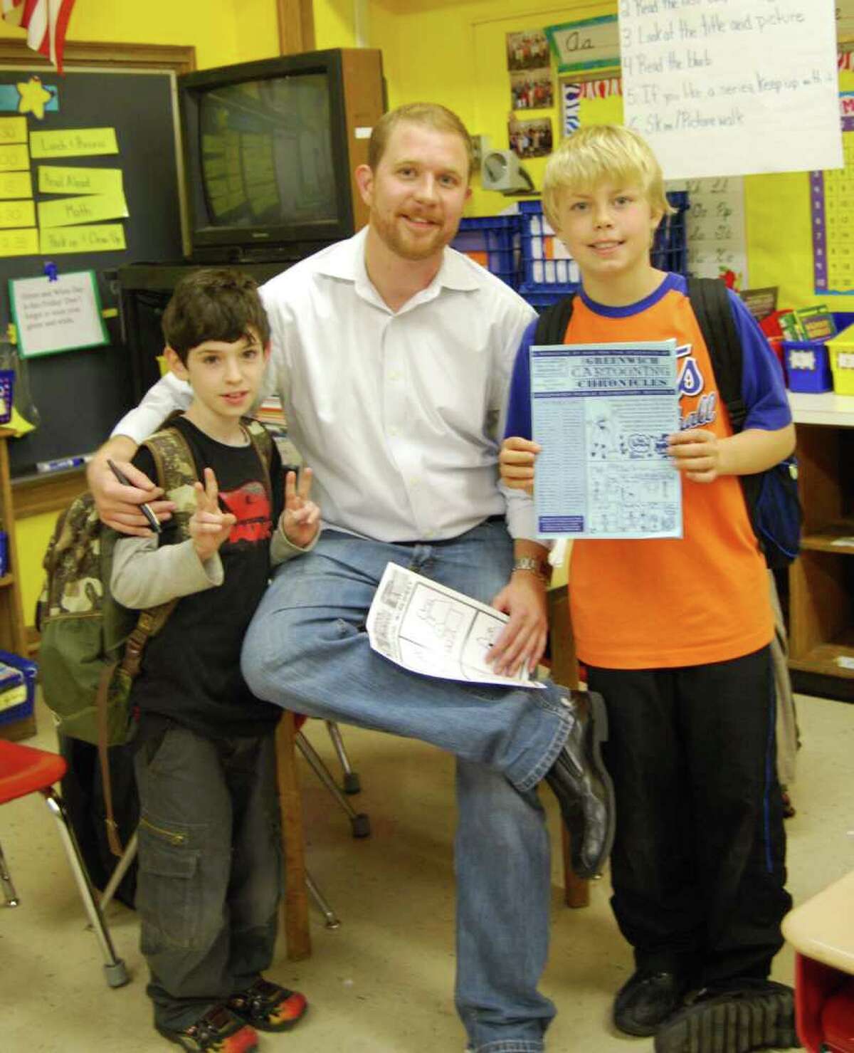 Drawing them in: Cartoonist/teacher offers students a little comic relief