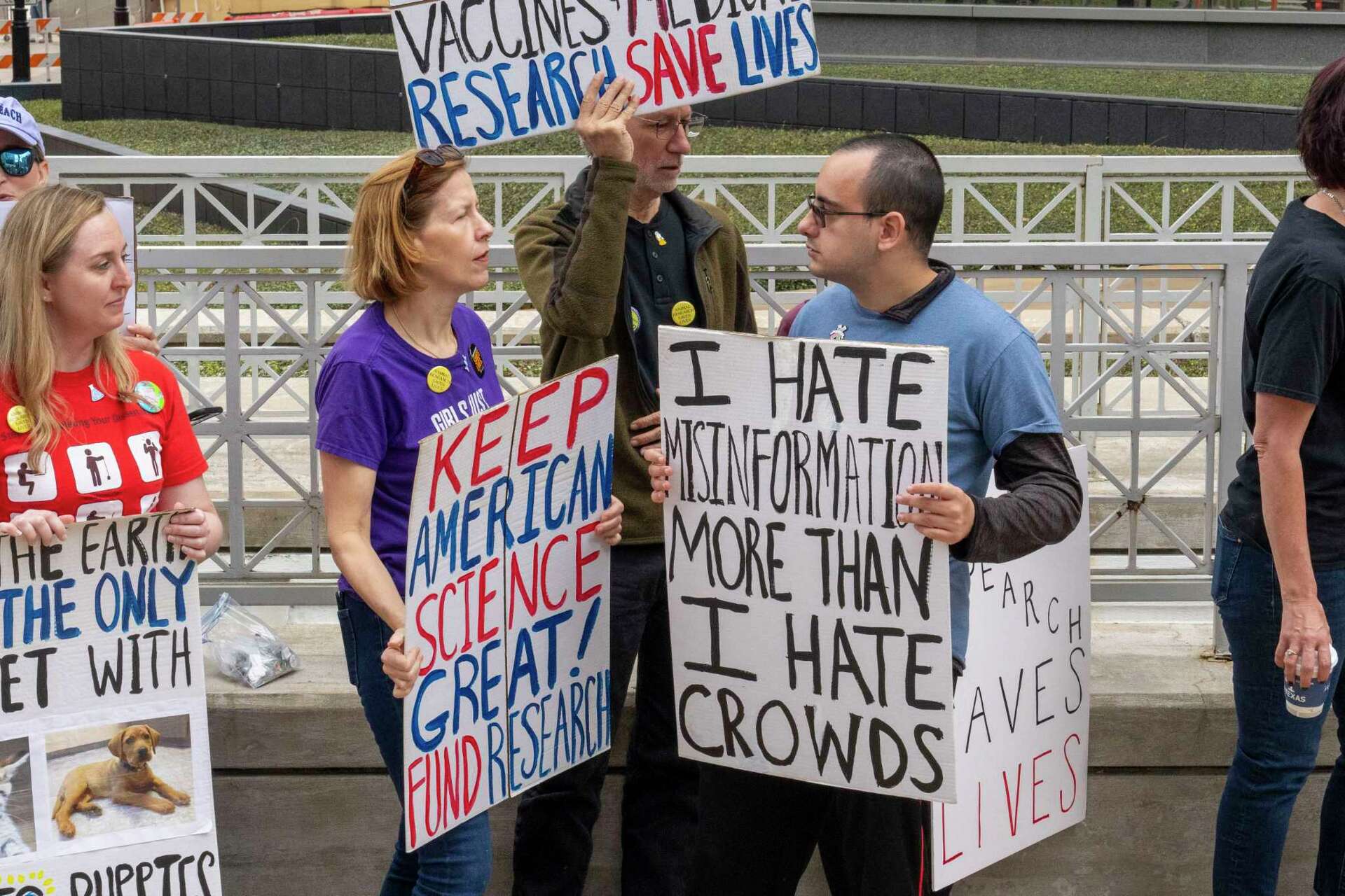 Texas Medical Center sees protest against NIH funding cuts