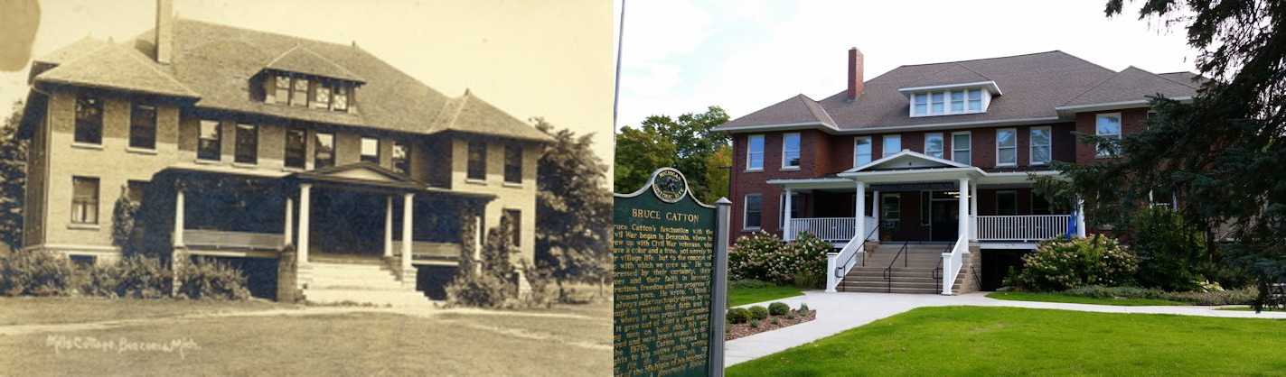 Historic Mills Community House, Benzonia Public Library hit 100