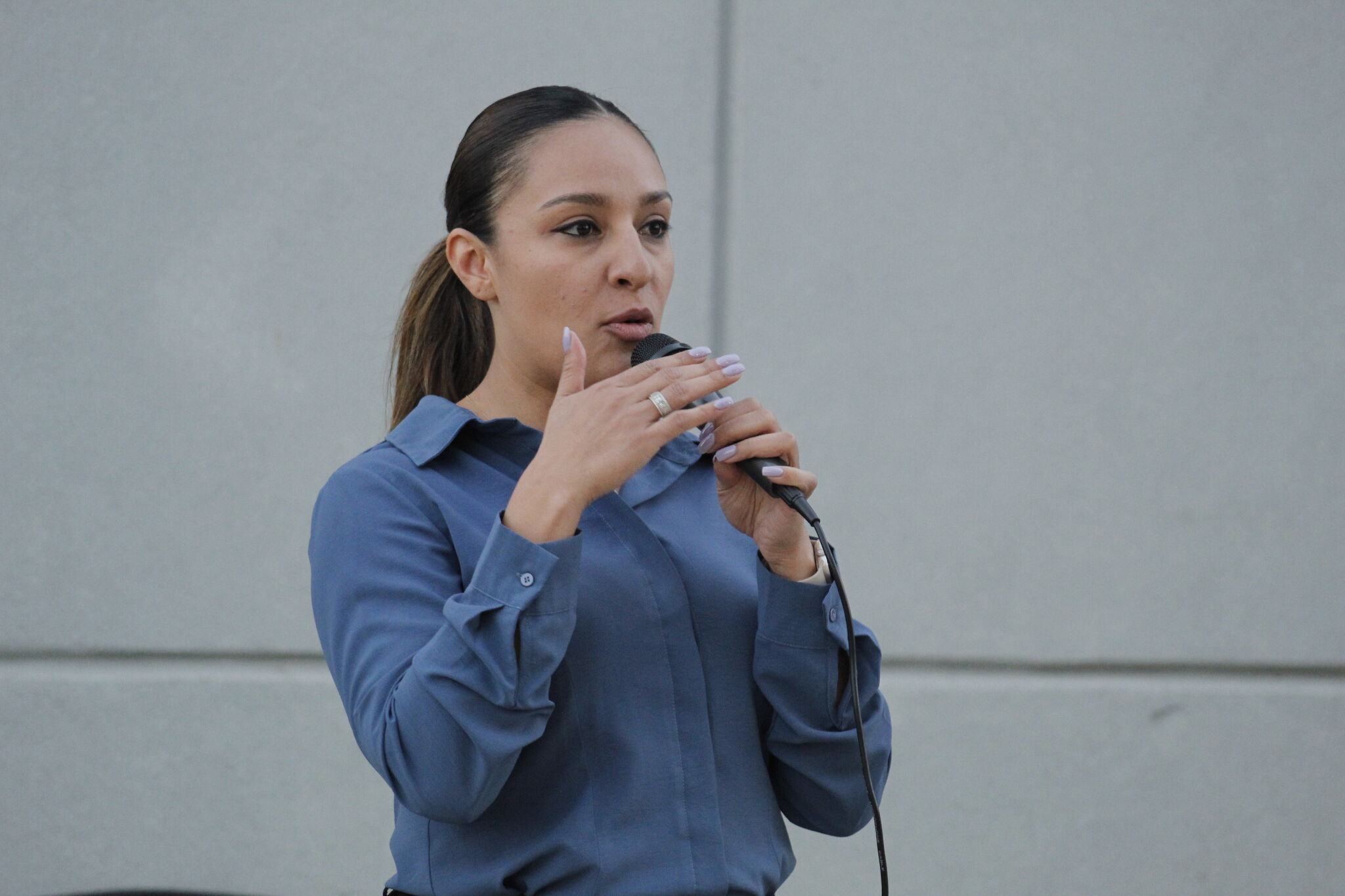 Laredo female police officers lead walk for women in law enforcement