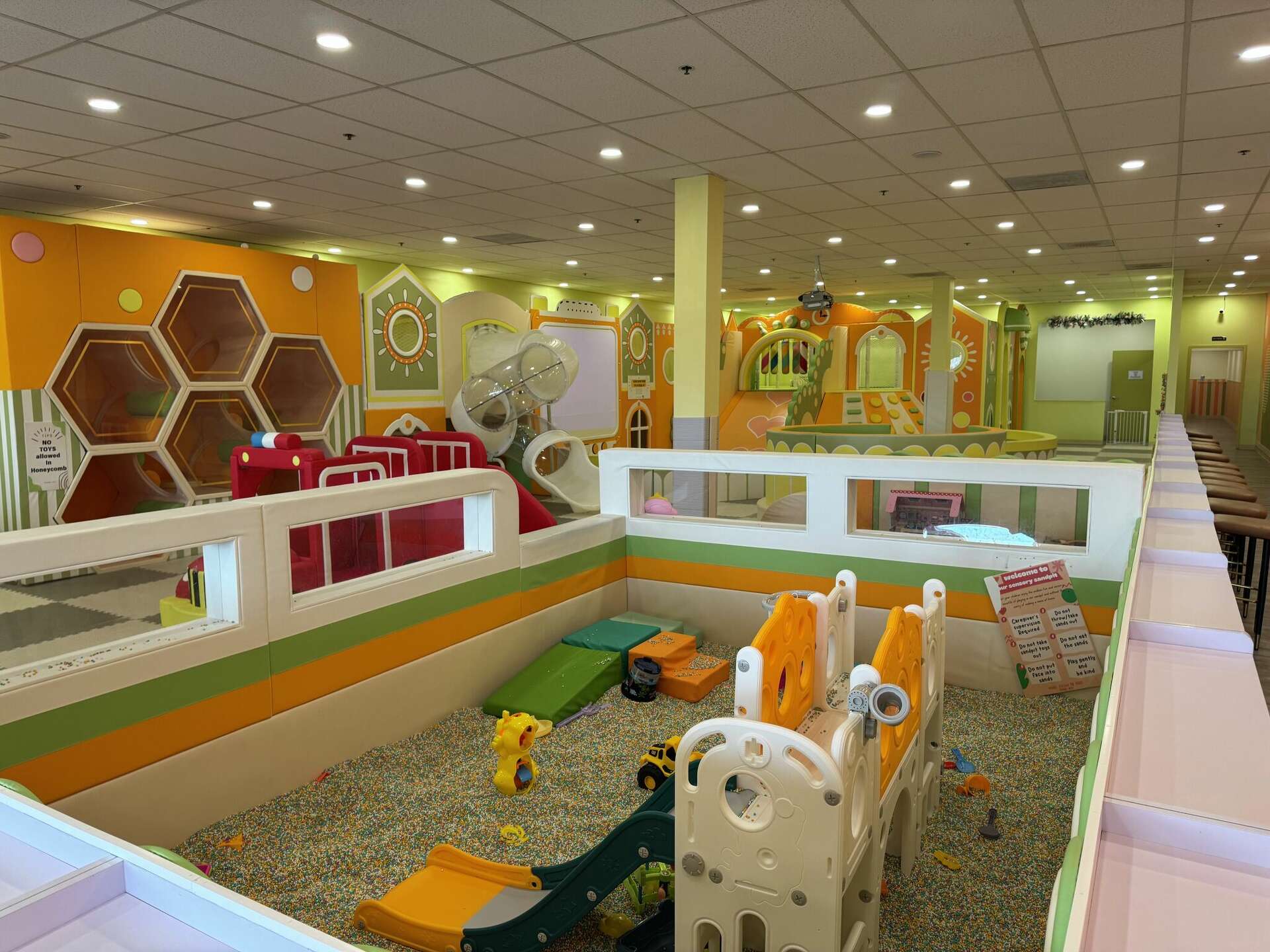 Local cafe offers large play area for kids, cafe time for parents