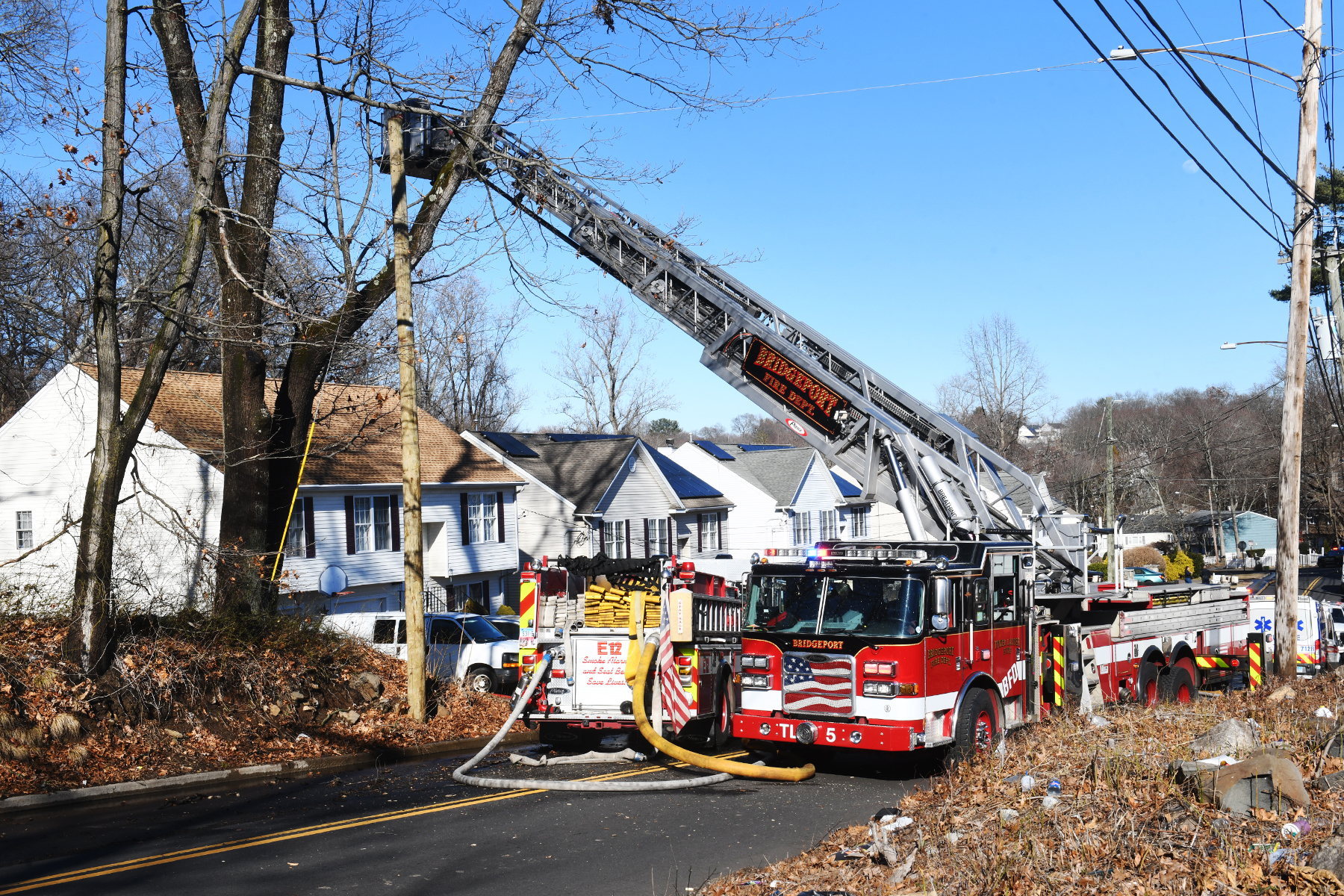 Bridgeport crews responding to brush fire near Exeter Street: Official