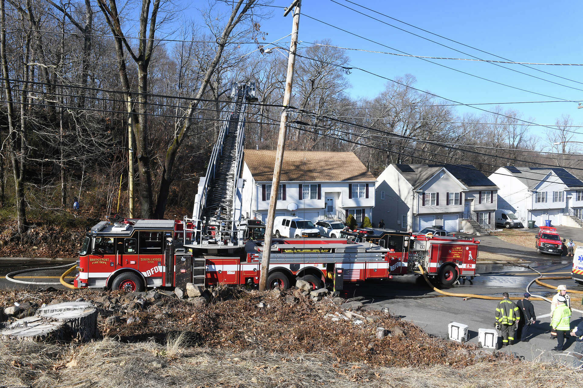 Bridgeport crews responding to brush fire near Exeter Street: Official