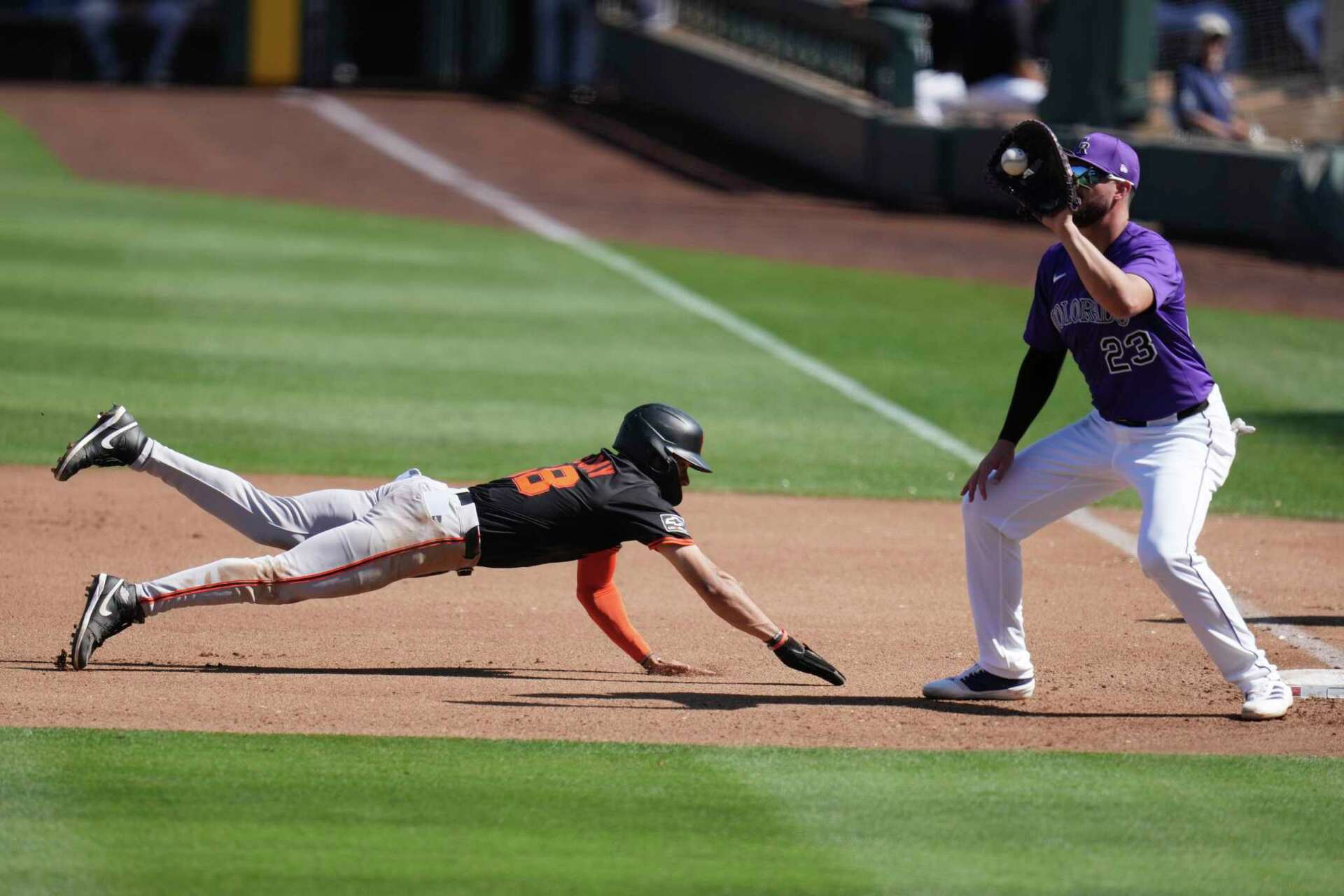 Giants’ Grant McCray has the speed, but getting on base needs work