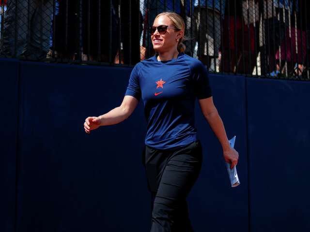 How the Astros first female strength coach is changing the game