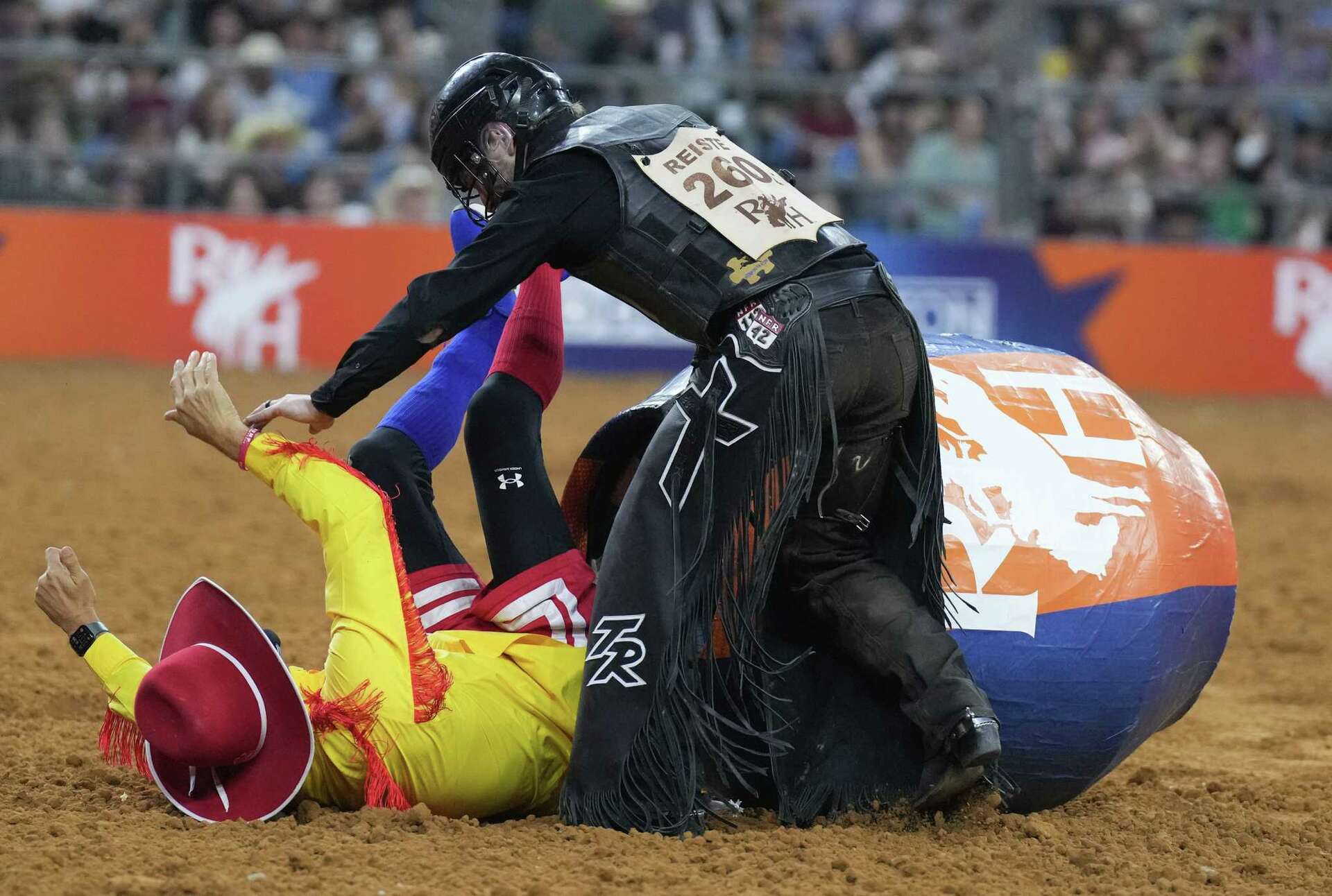 Who is the Houston rodeo's new barrelman? Meet John Harrison