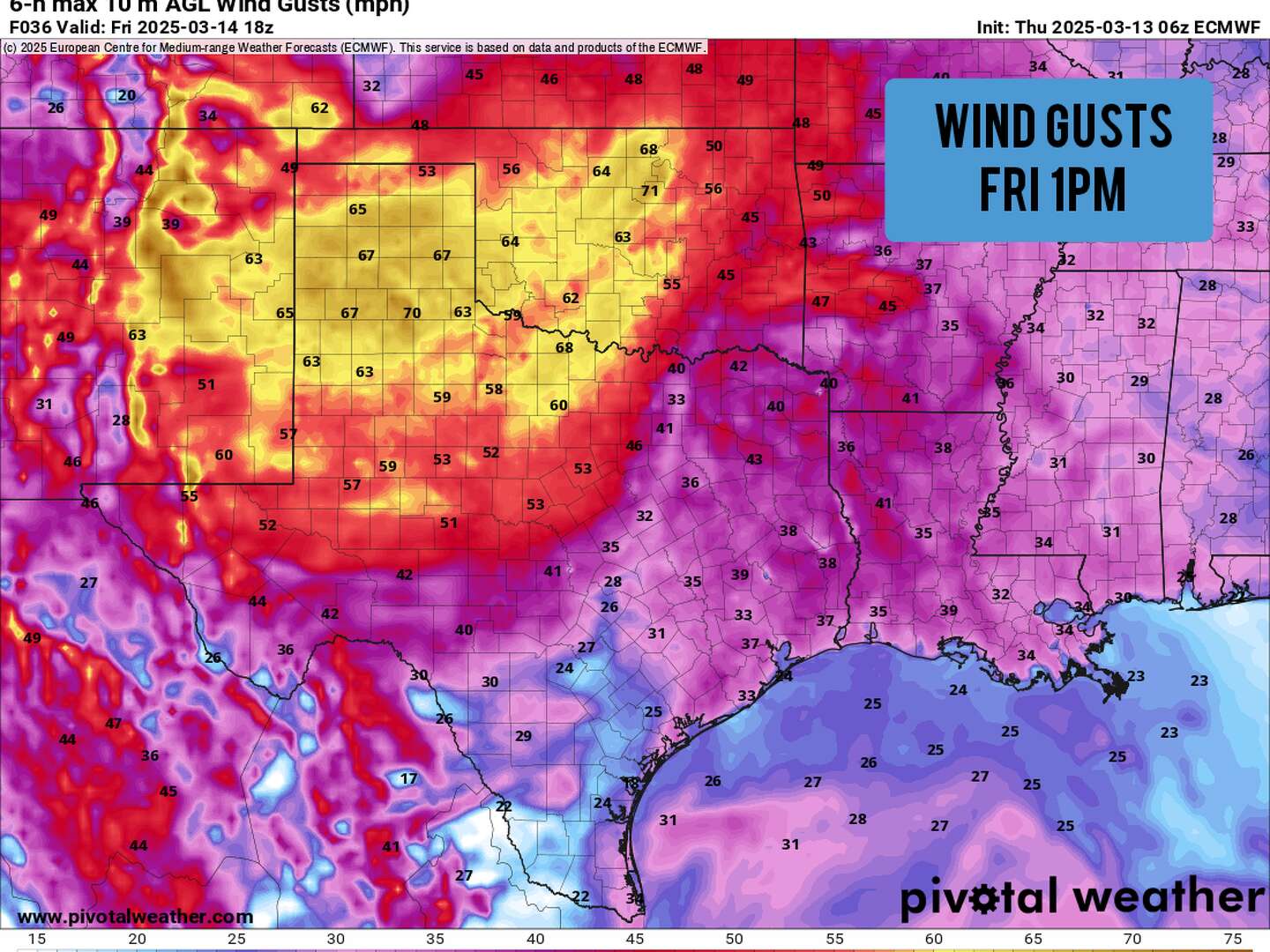 Texas cold front to bring hurricane-force winds. Here’s where.