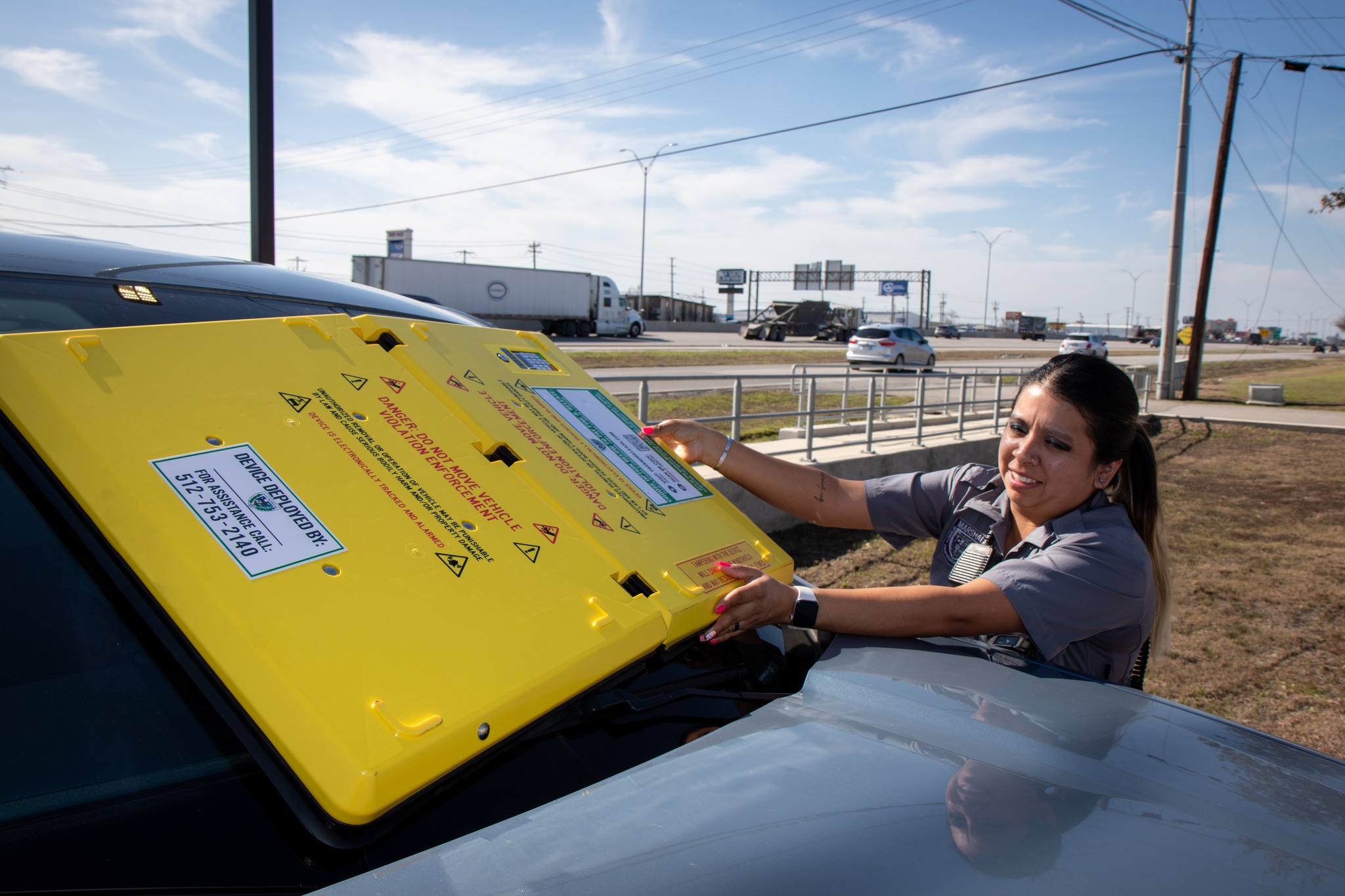 Texas city adds 'barnacle' device to penalize drivers