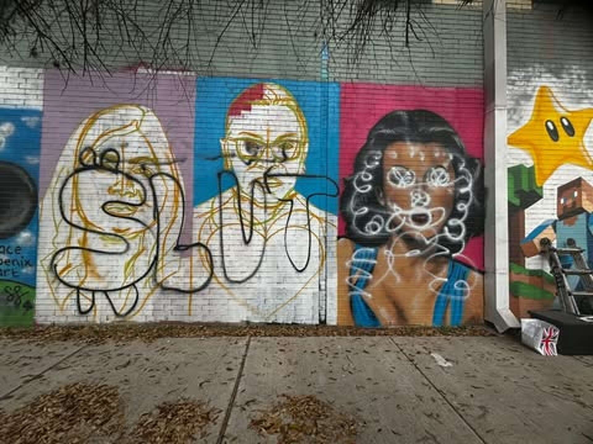 Houston mural celebrating Women's Month defaced with slur