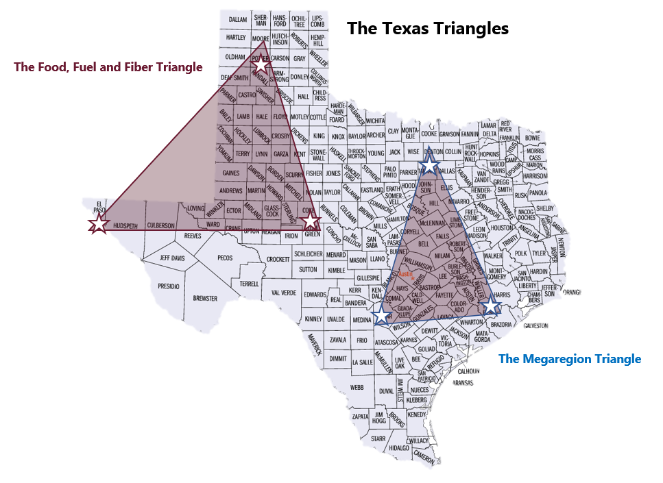The food, fuel and fiber triangle