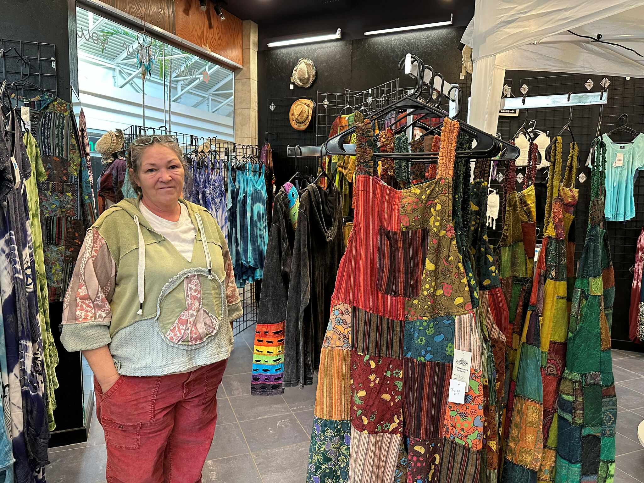 Hippie Store In Mall