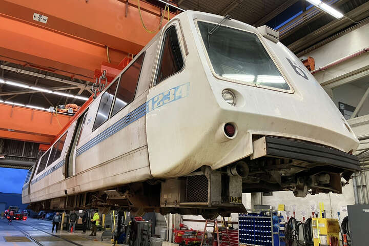 Old BART car makes final stop in Sierra. You'll be able to stay there.
