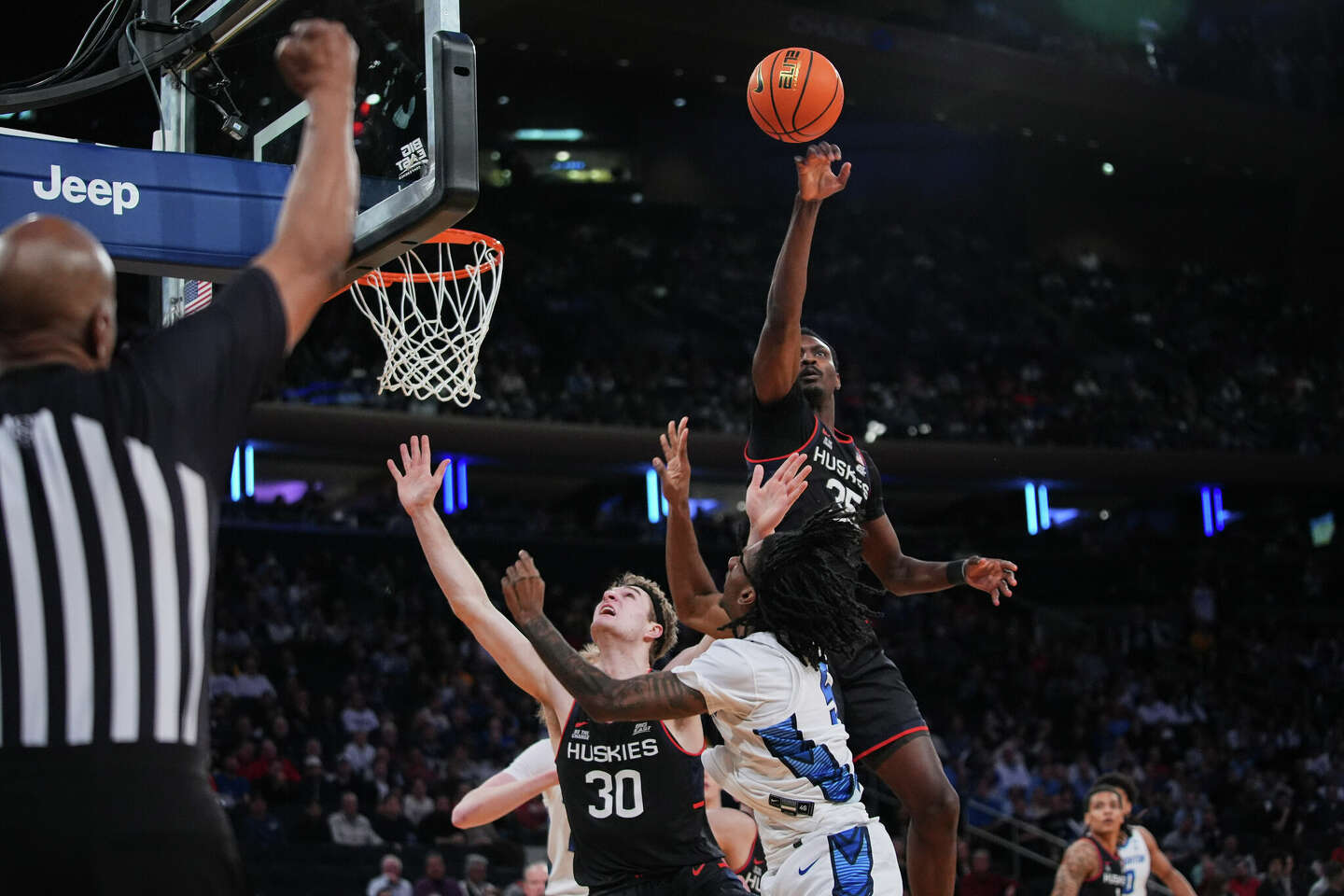UConn's Samson Johnson is headed to the NBA with the Indiana Pacers