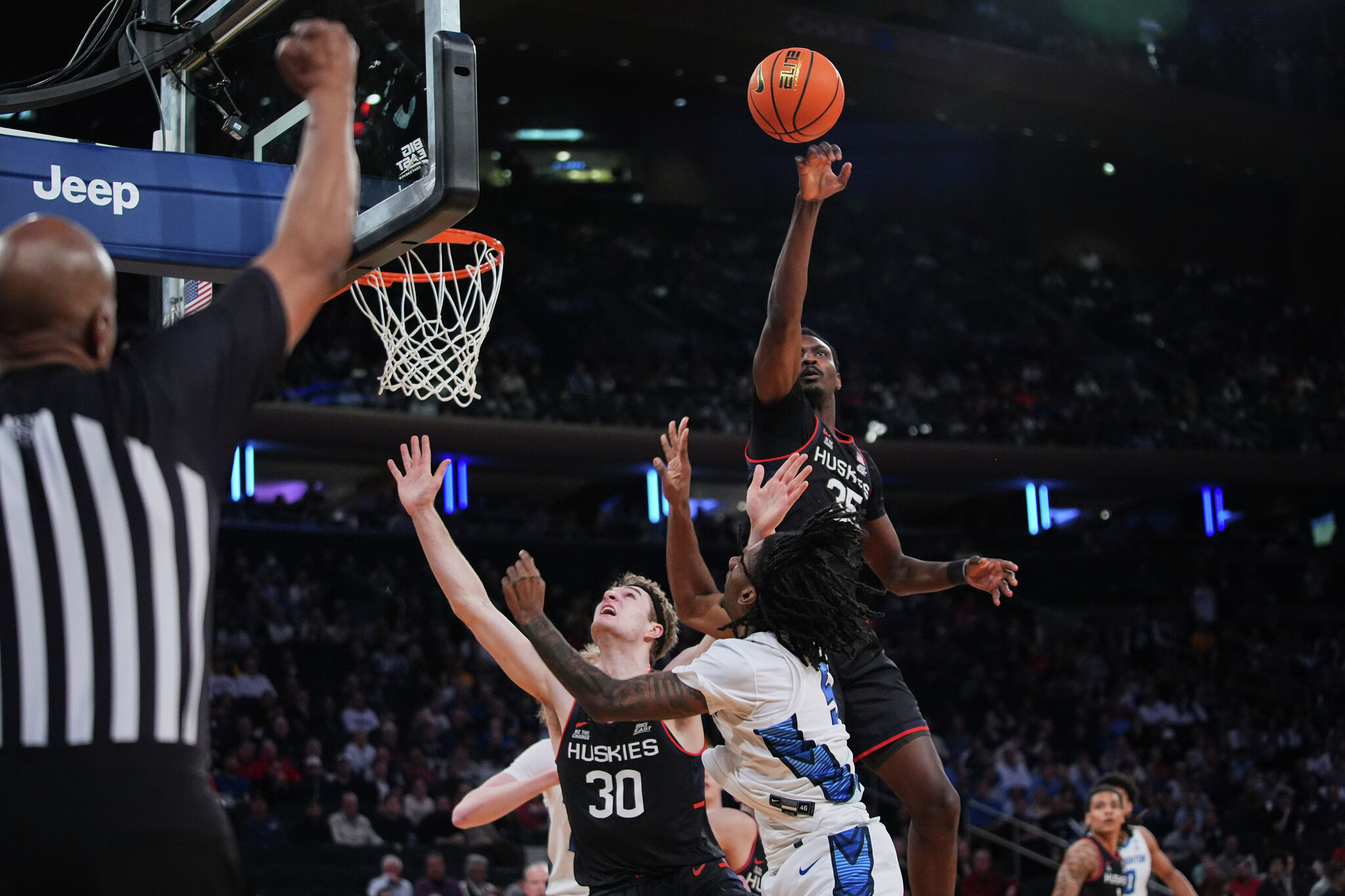 UConn's Samson Johnson is headed to the NBA with the Indiana Pacers