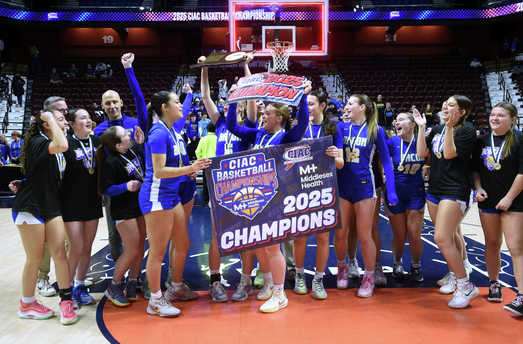 Bacon Academy girls basketball win CIAC Class M tournament