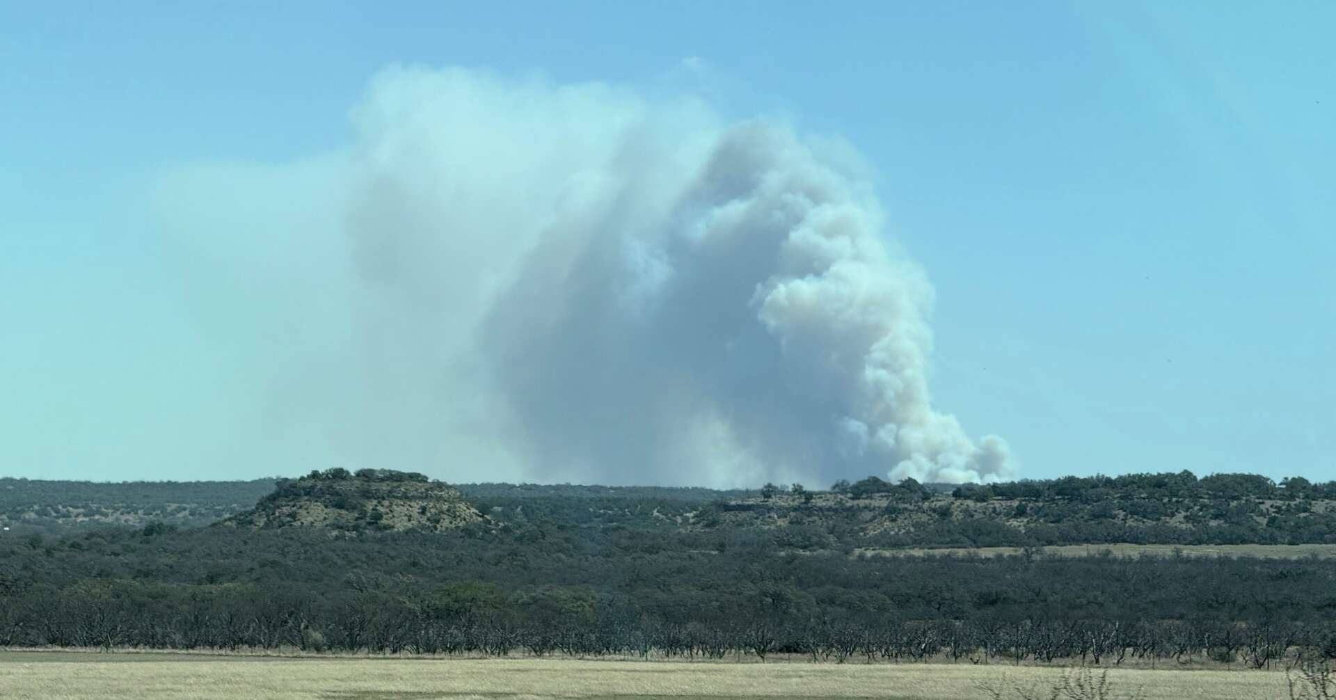The 8,600 acre Fredericksburg wildfire is 40% contained
