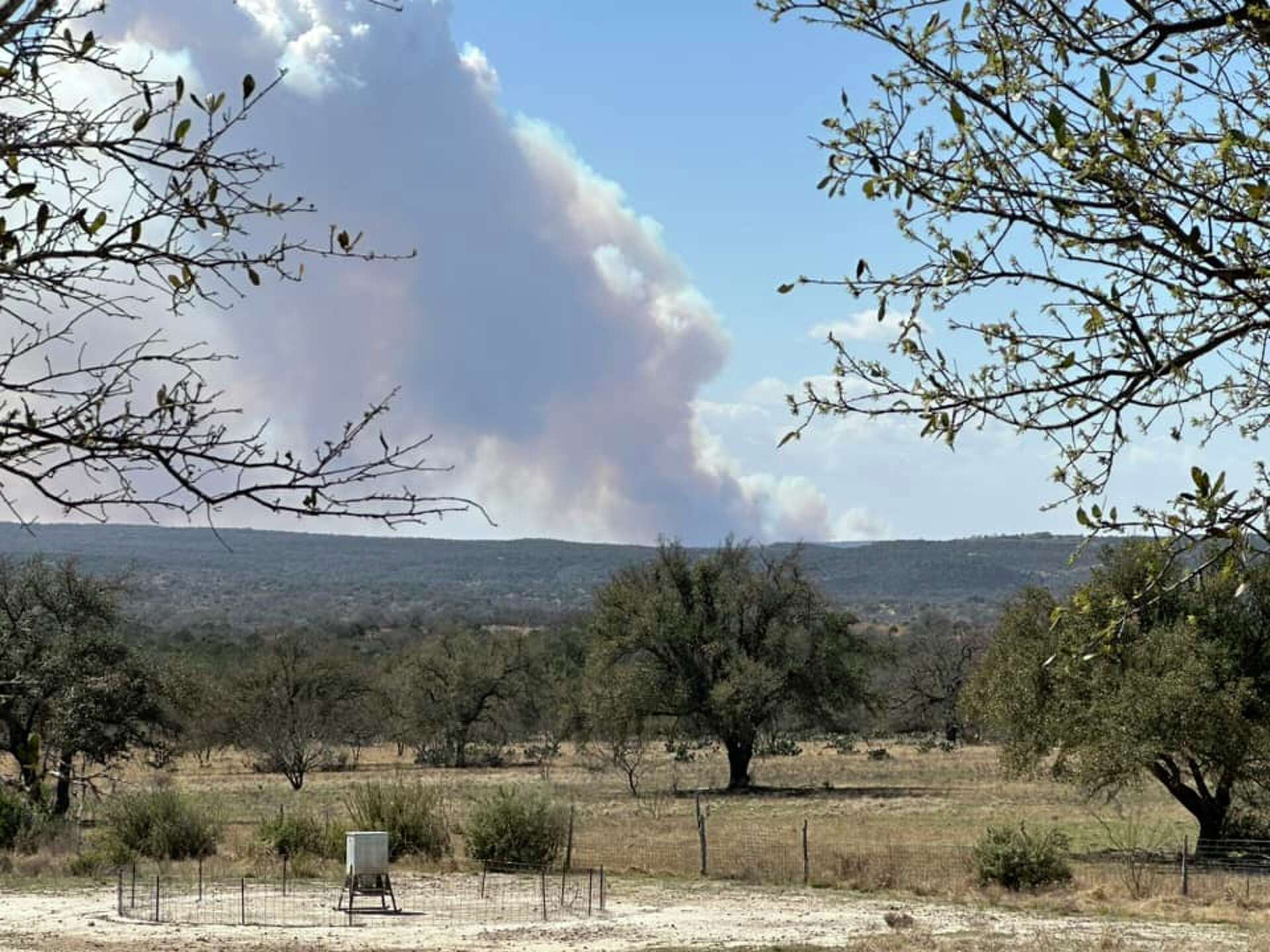 The 8,600 acre Fredericksburg wildfire is 40% contained