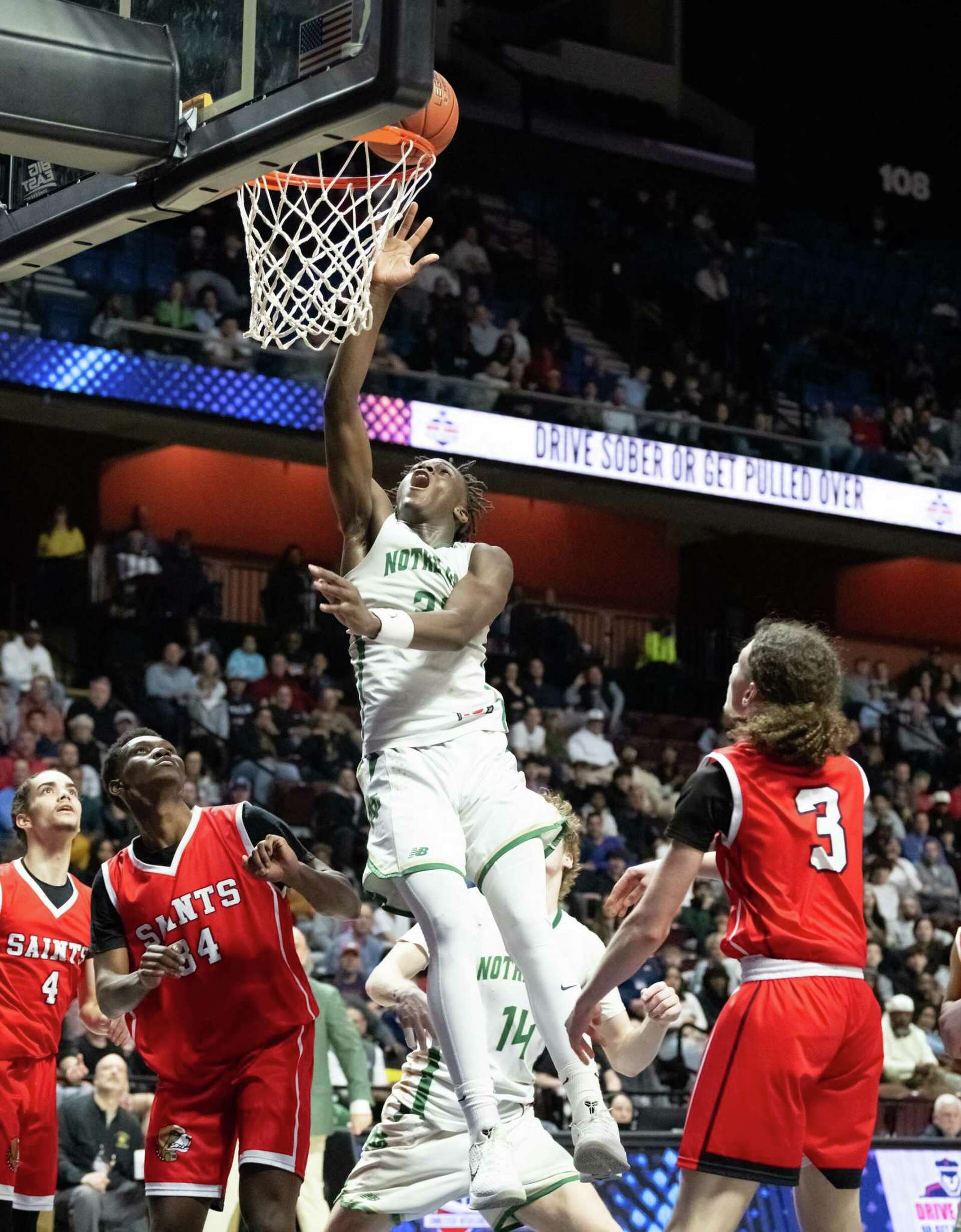 Notre Dame St. Bernard CIAC basketball tournament title