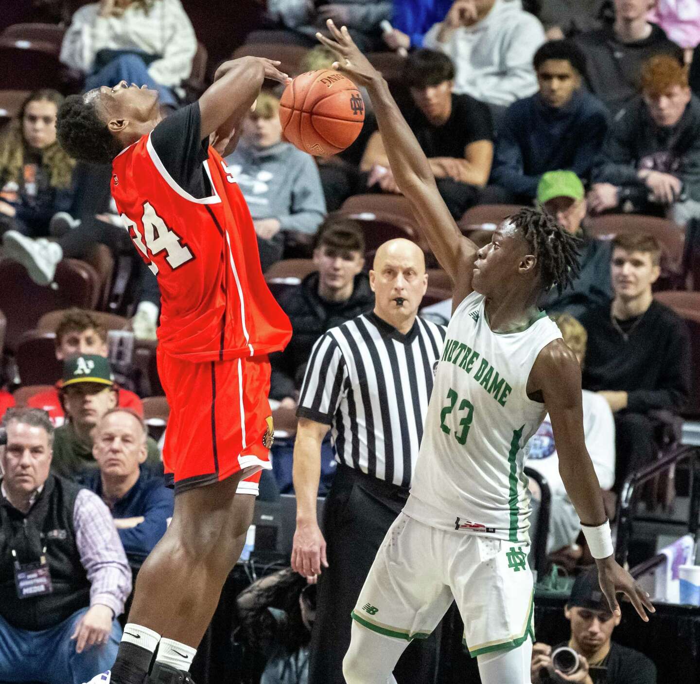 Notre Dame St. Bernard CIAC basketball tournament title