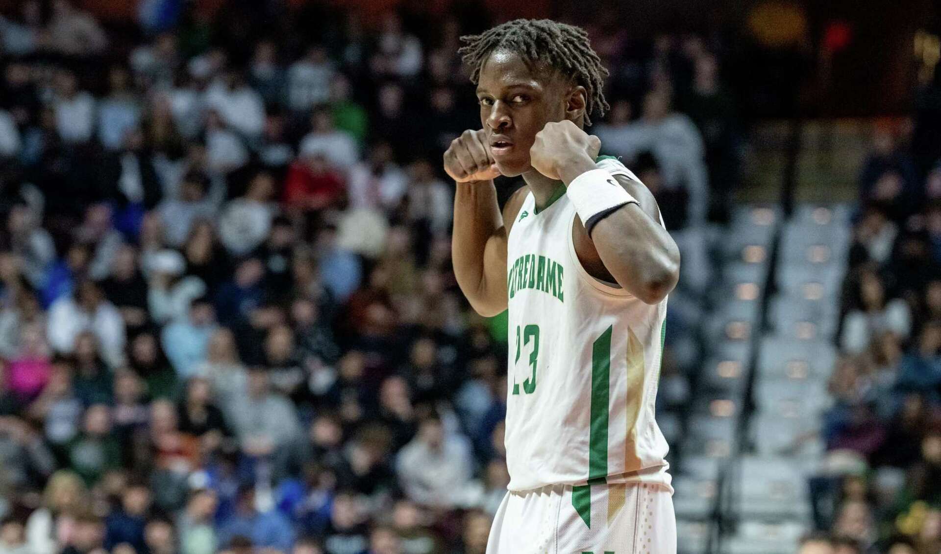 CT basketball star Abdou Toure works out for UConn basketball staff