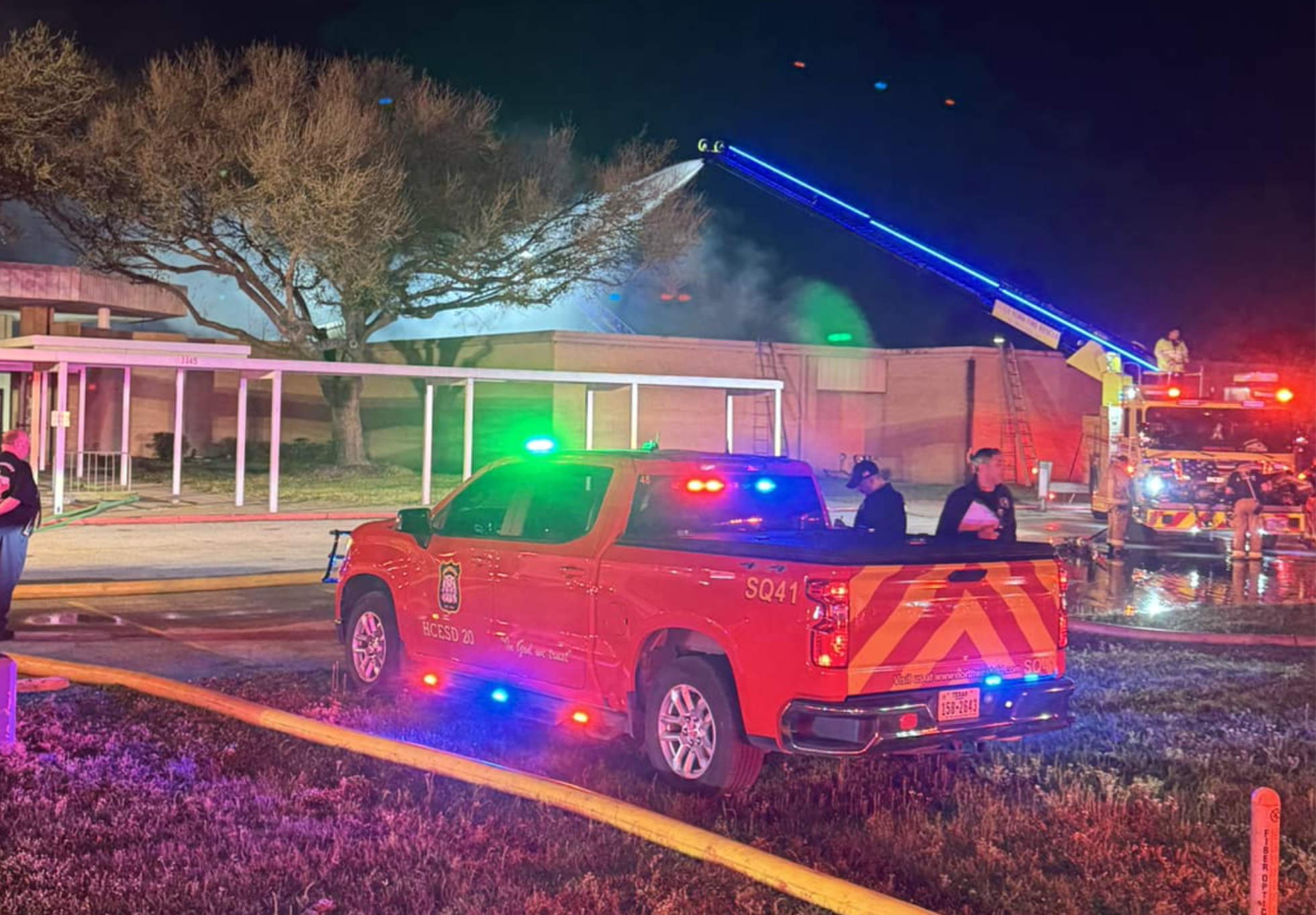 Northwest Harris County school catches fire