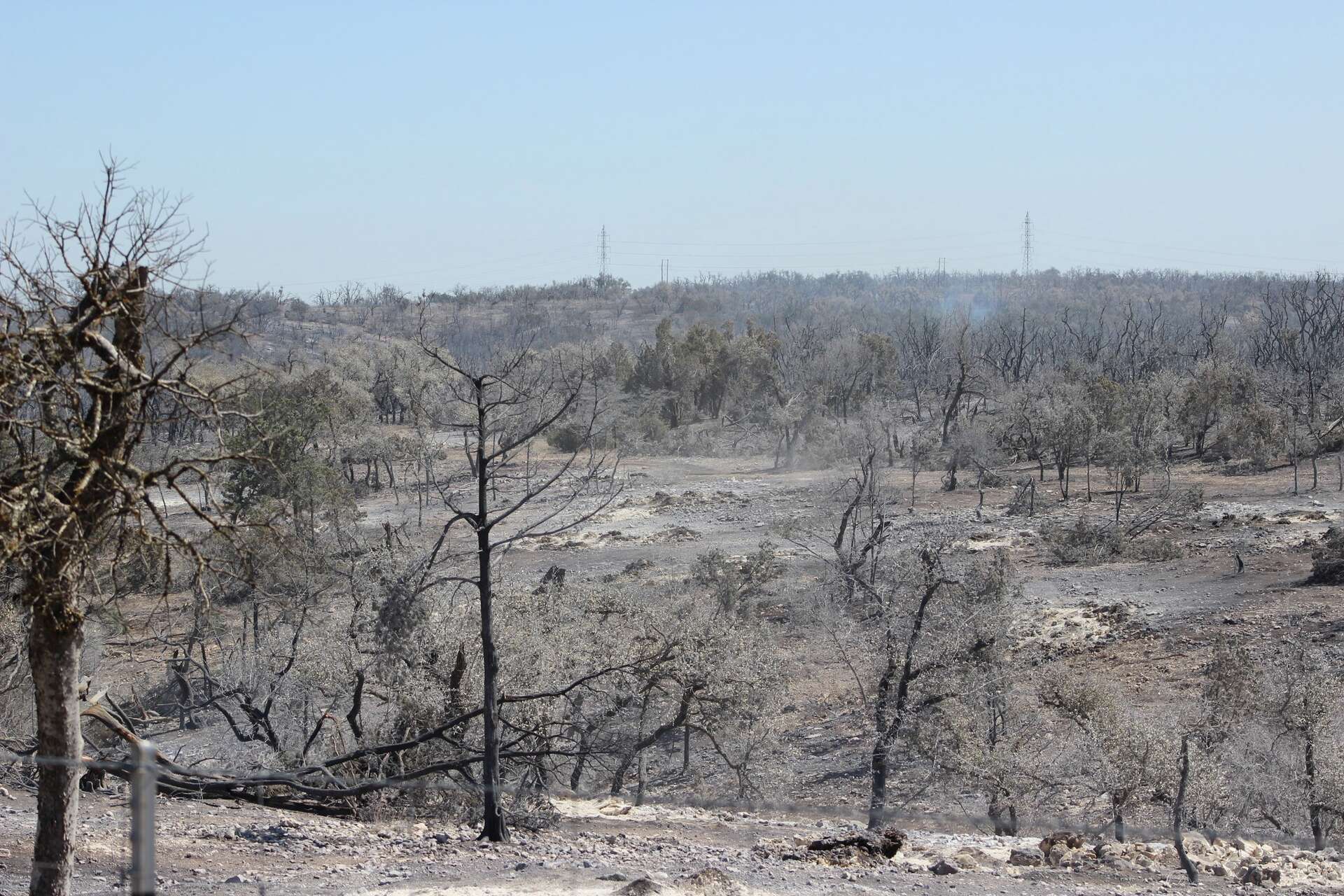 Containment update on 9,500-acre fire near Fredericksburg