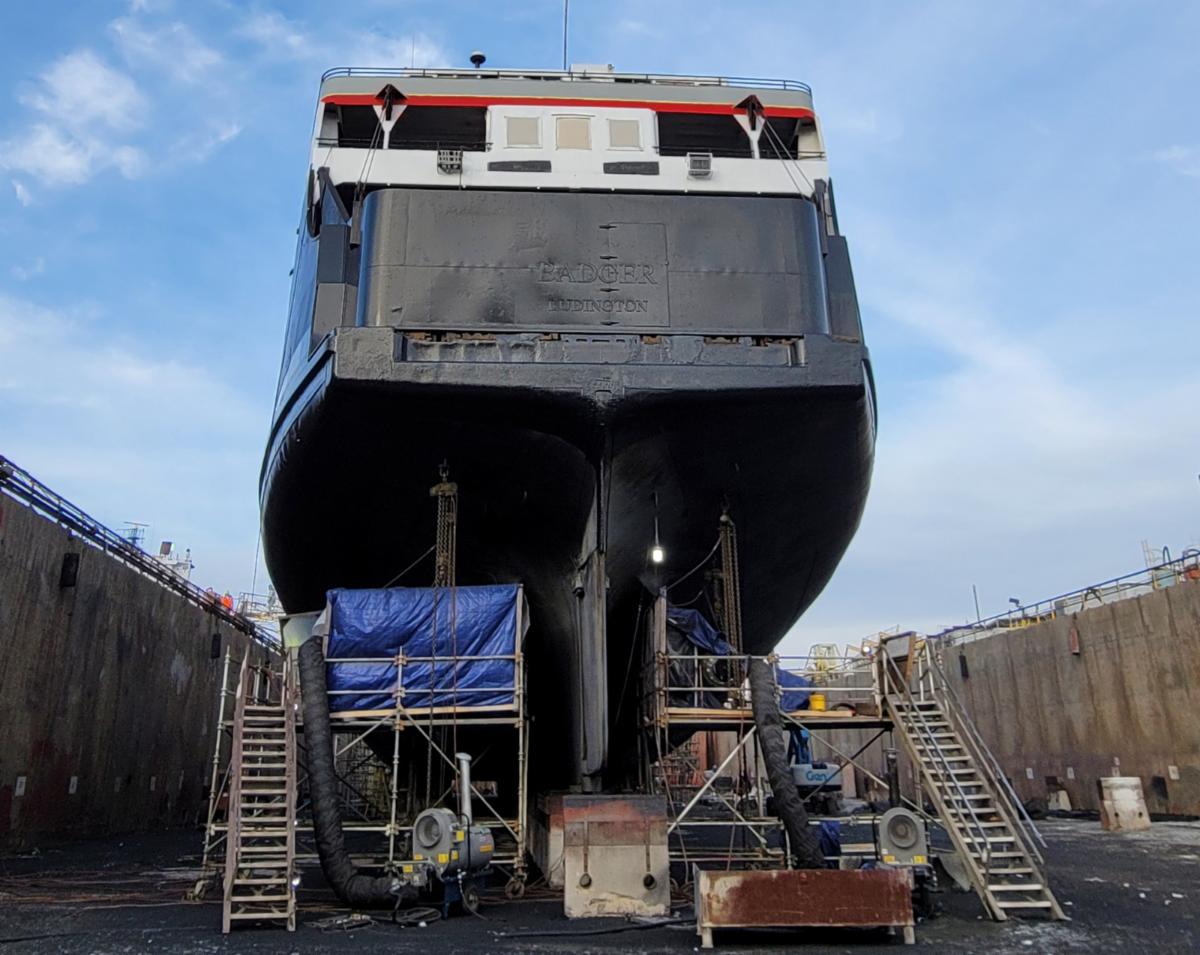 SS Badger to undergo repairs in dry dock