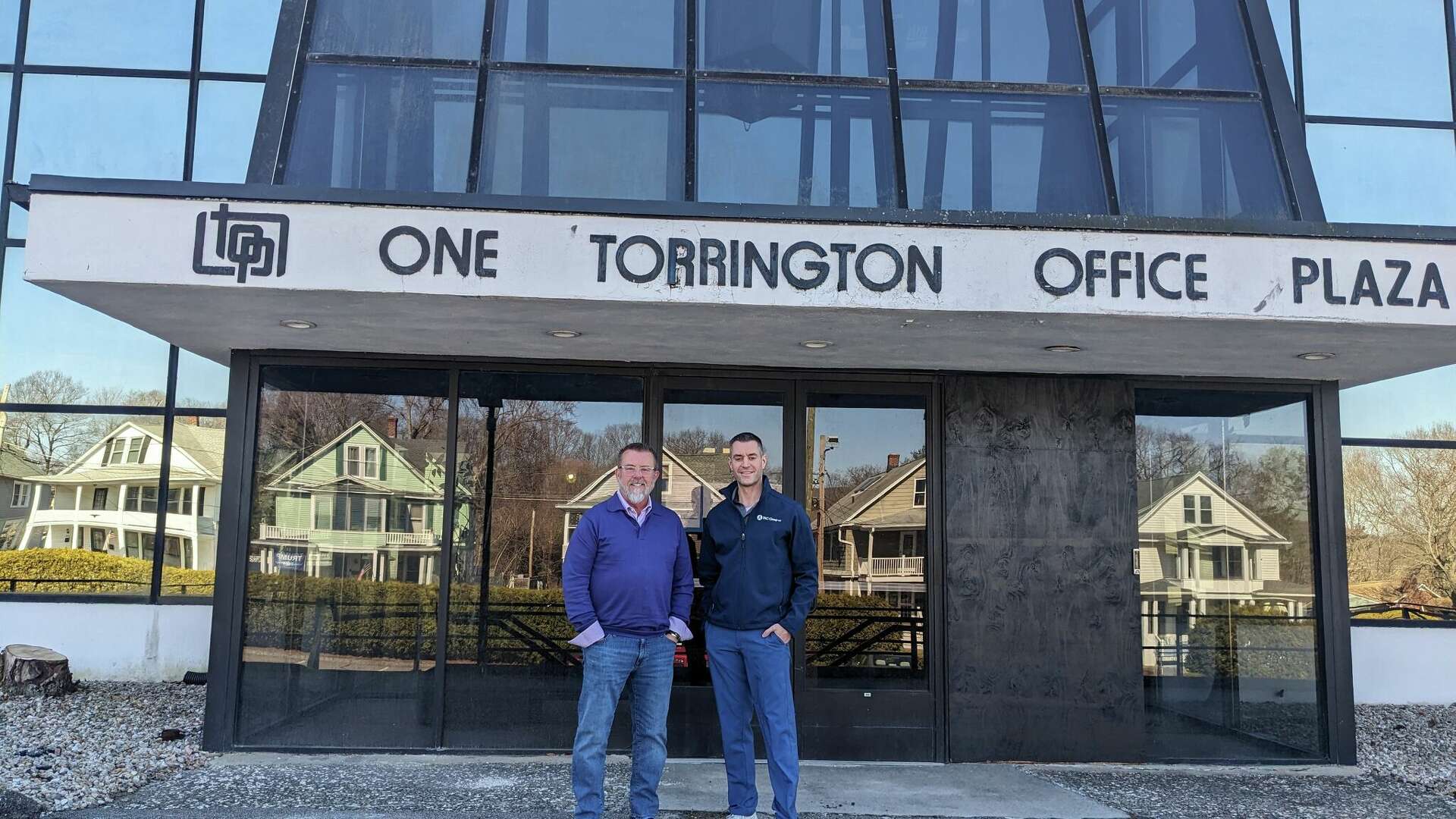 Torrington's iconic glass building gets interior makeover