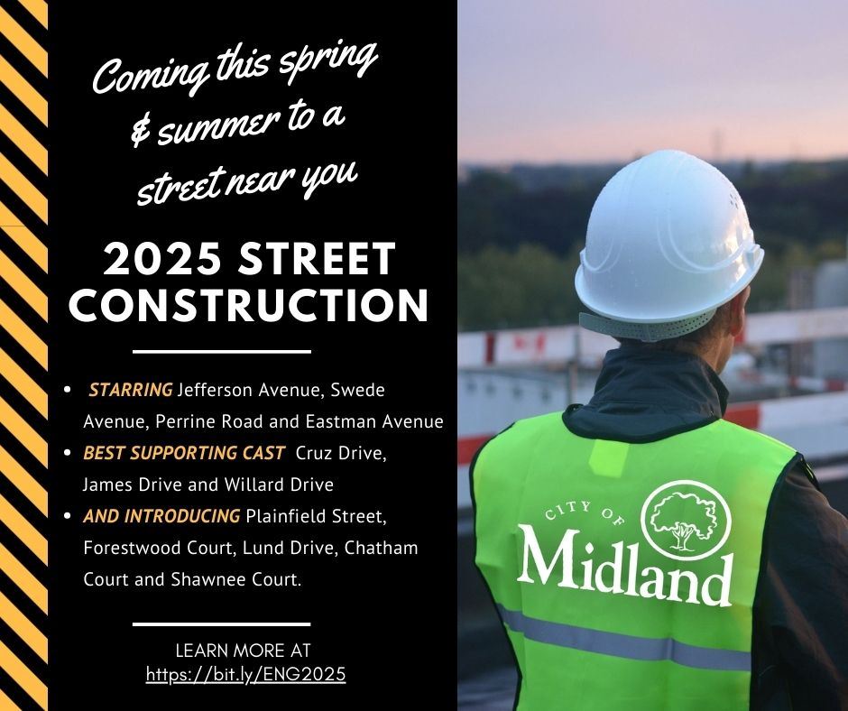 City of Midland's construction season 2025