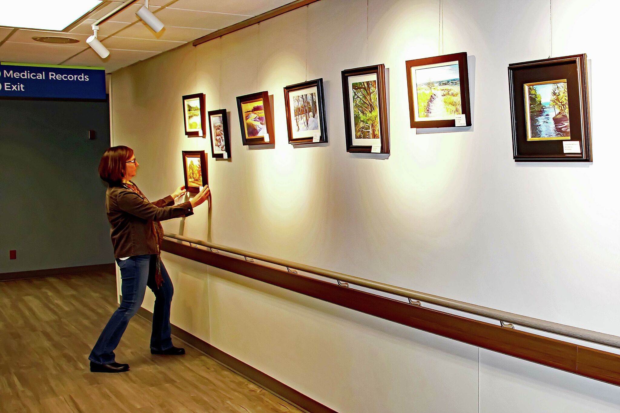 Lynn Lorencz's pastel landscapes brighten Scheurer Hospital