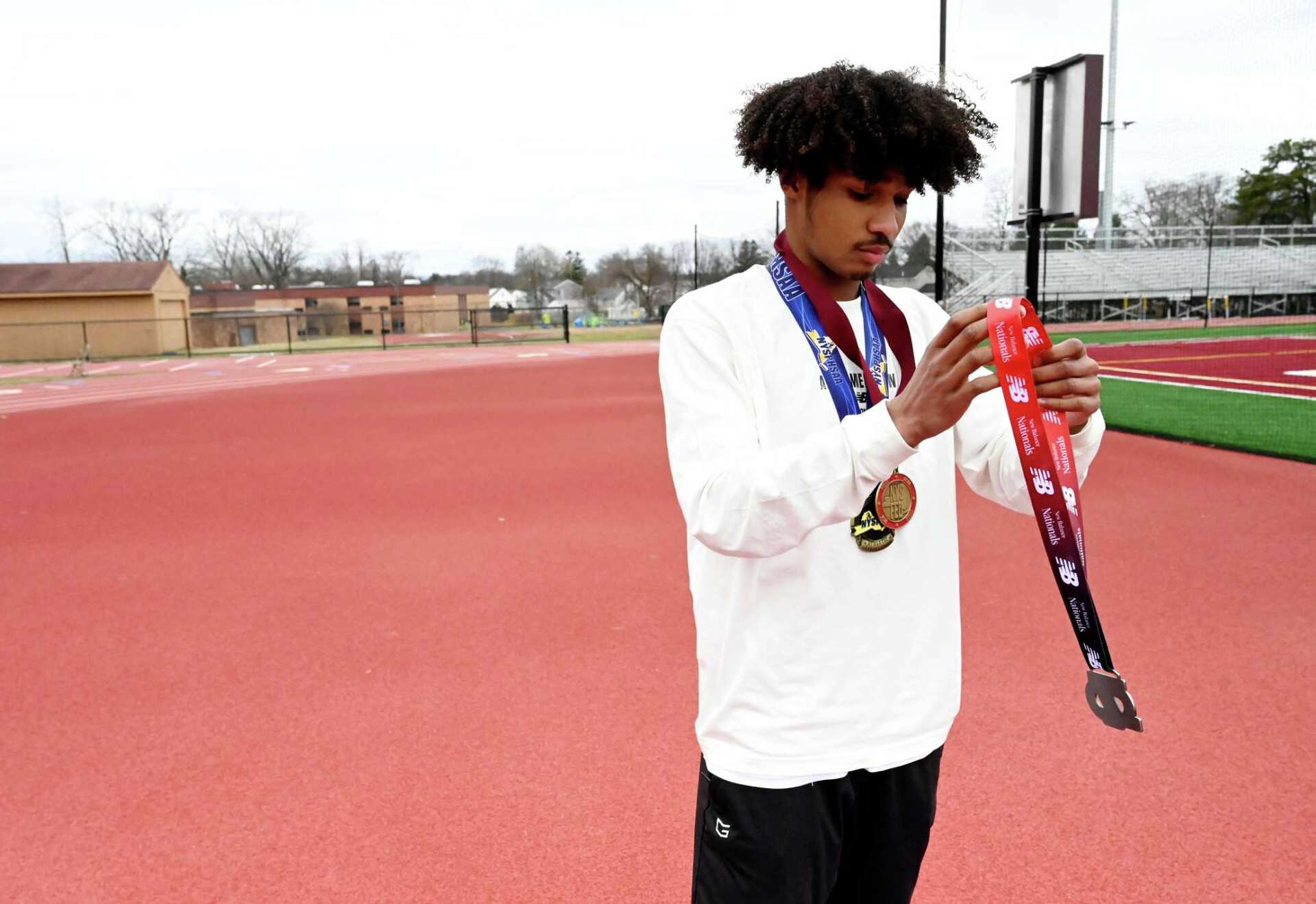 Colonie junior high jumper Ryan Buskey prevails twice in high jump
