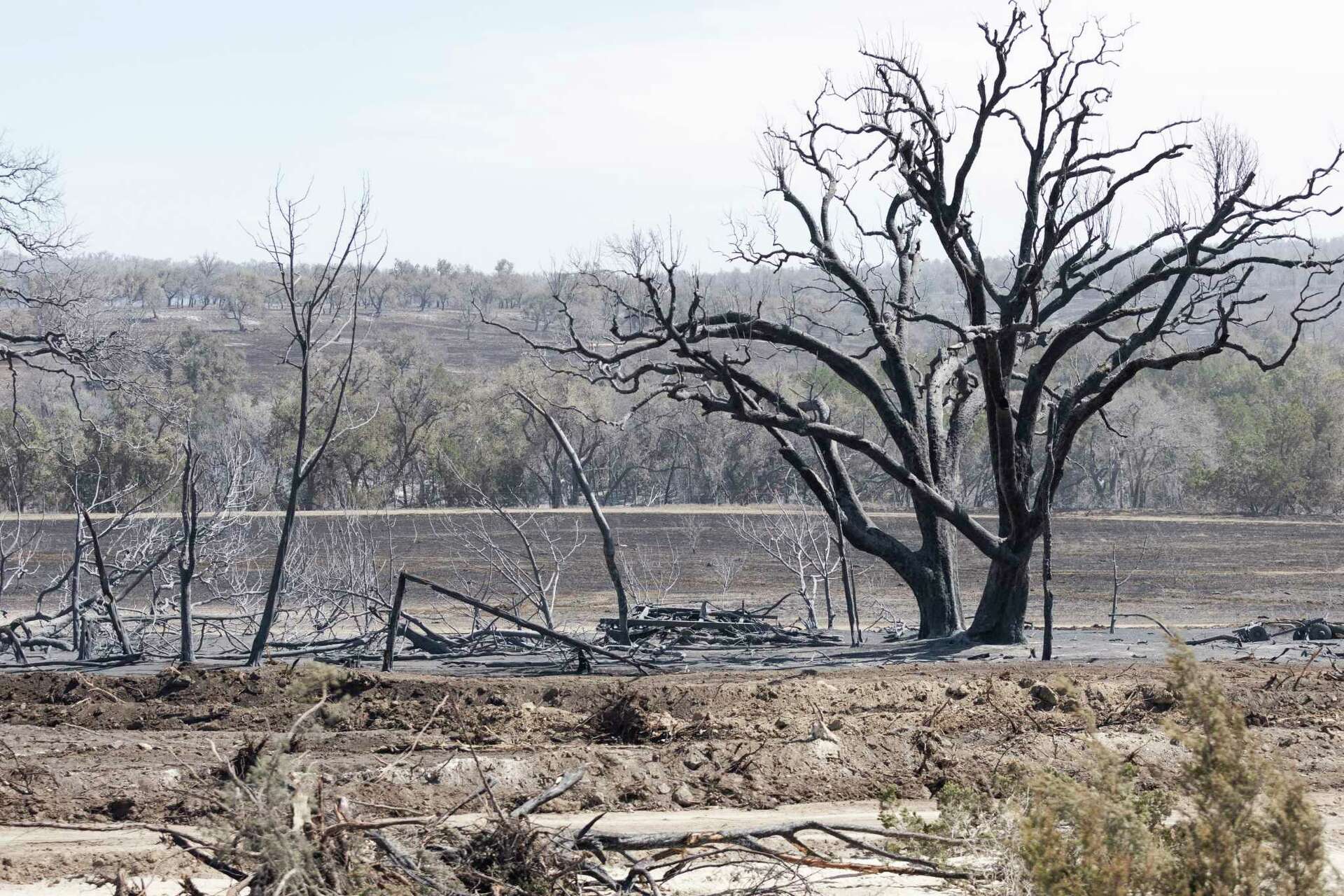 Fire near Fredericksburg 100% contained, burned 10k acres