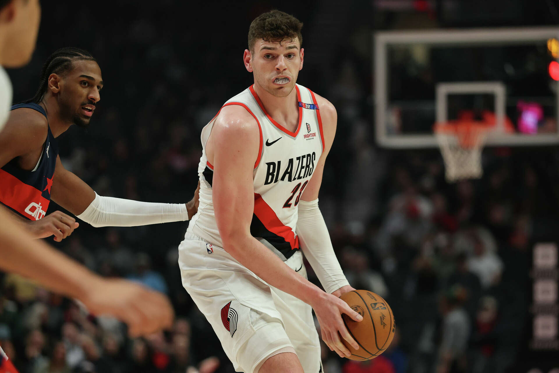 Former UConn men's basketball star Donovan Clingan with double-double