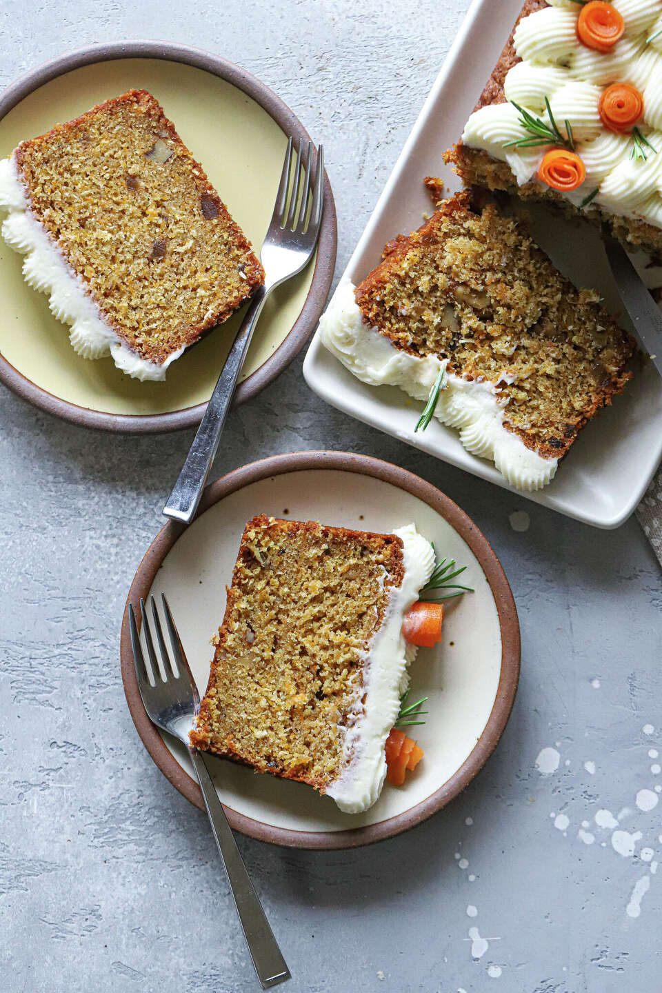 Recipe: Eggless Carrot Loaf Cake with Cream Cheese Frosting