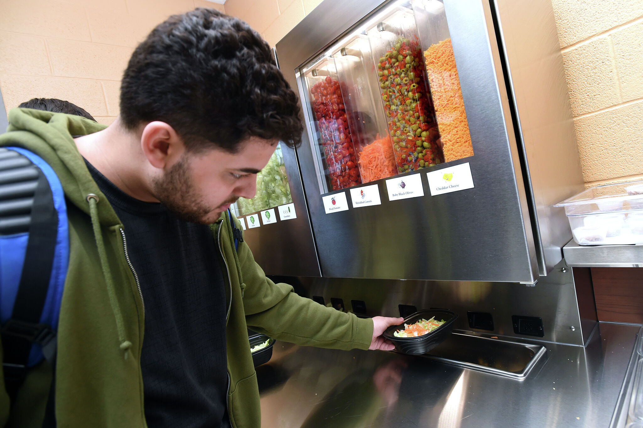 Bridgeport high school introduces touchless salad bar for students