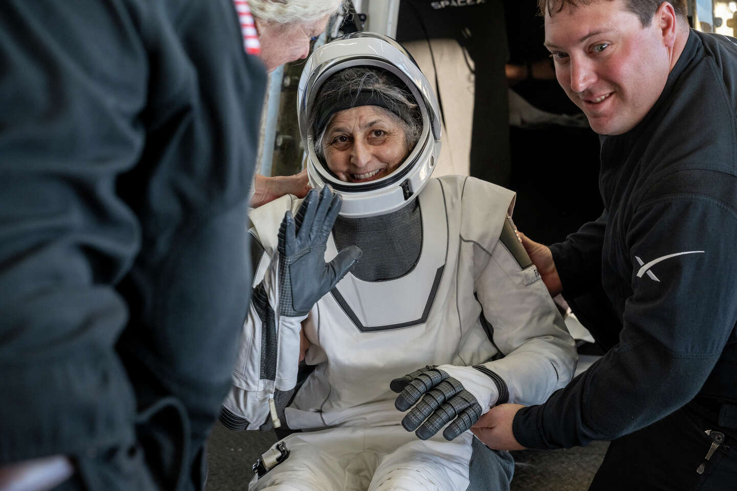 NASA astronauts splash down off Florida coast, ending 9-month saga