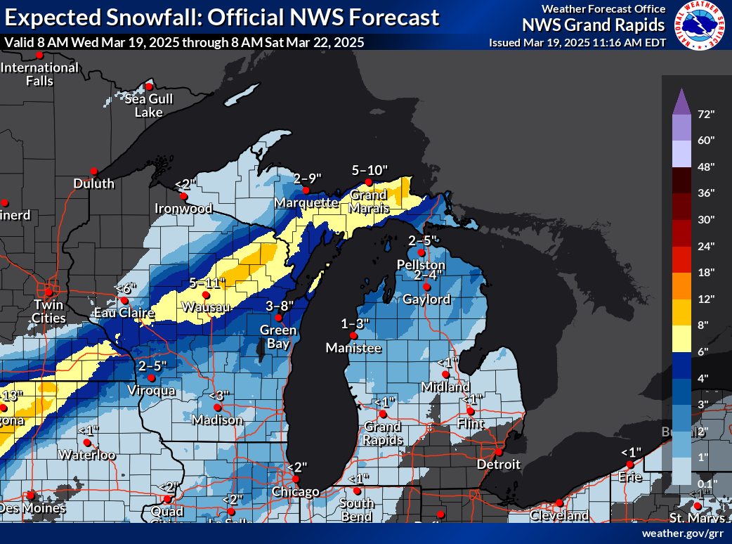 Wild weather system set to bring thunderstorms, snow to Michigan