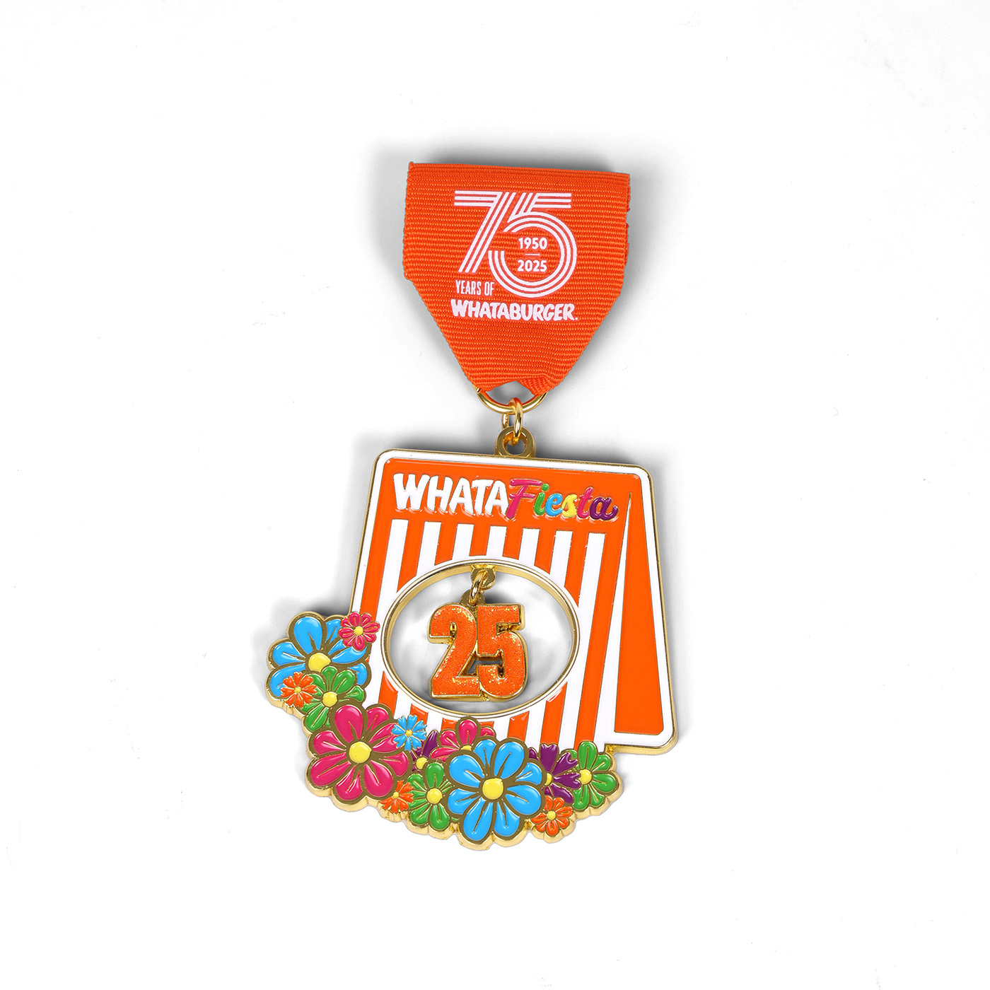 Whataburger's 2025 Fiesta medal pays homage to table tents
