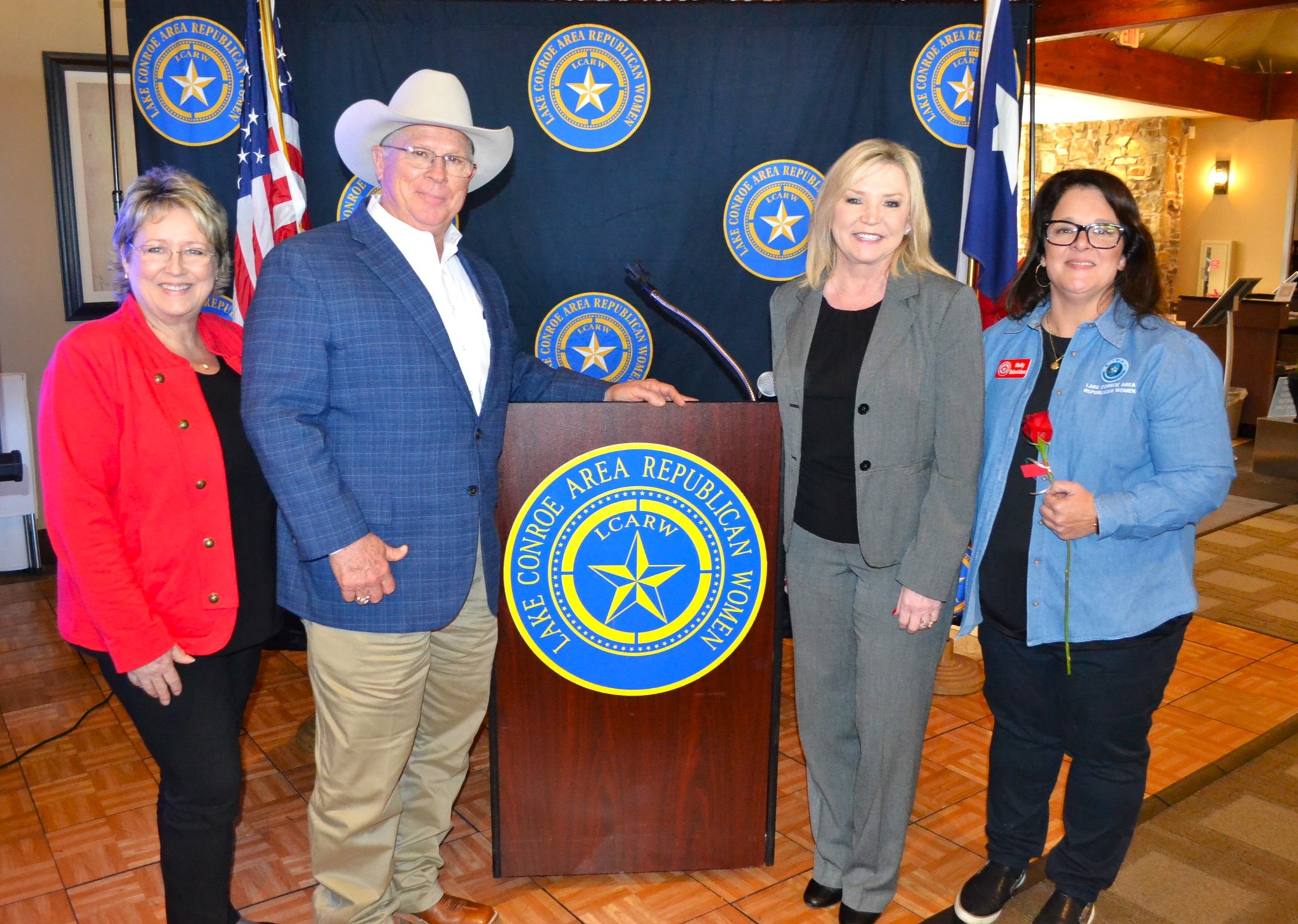 Club members hear from Precinct 1 Commissioner Robert Walker