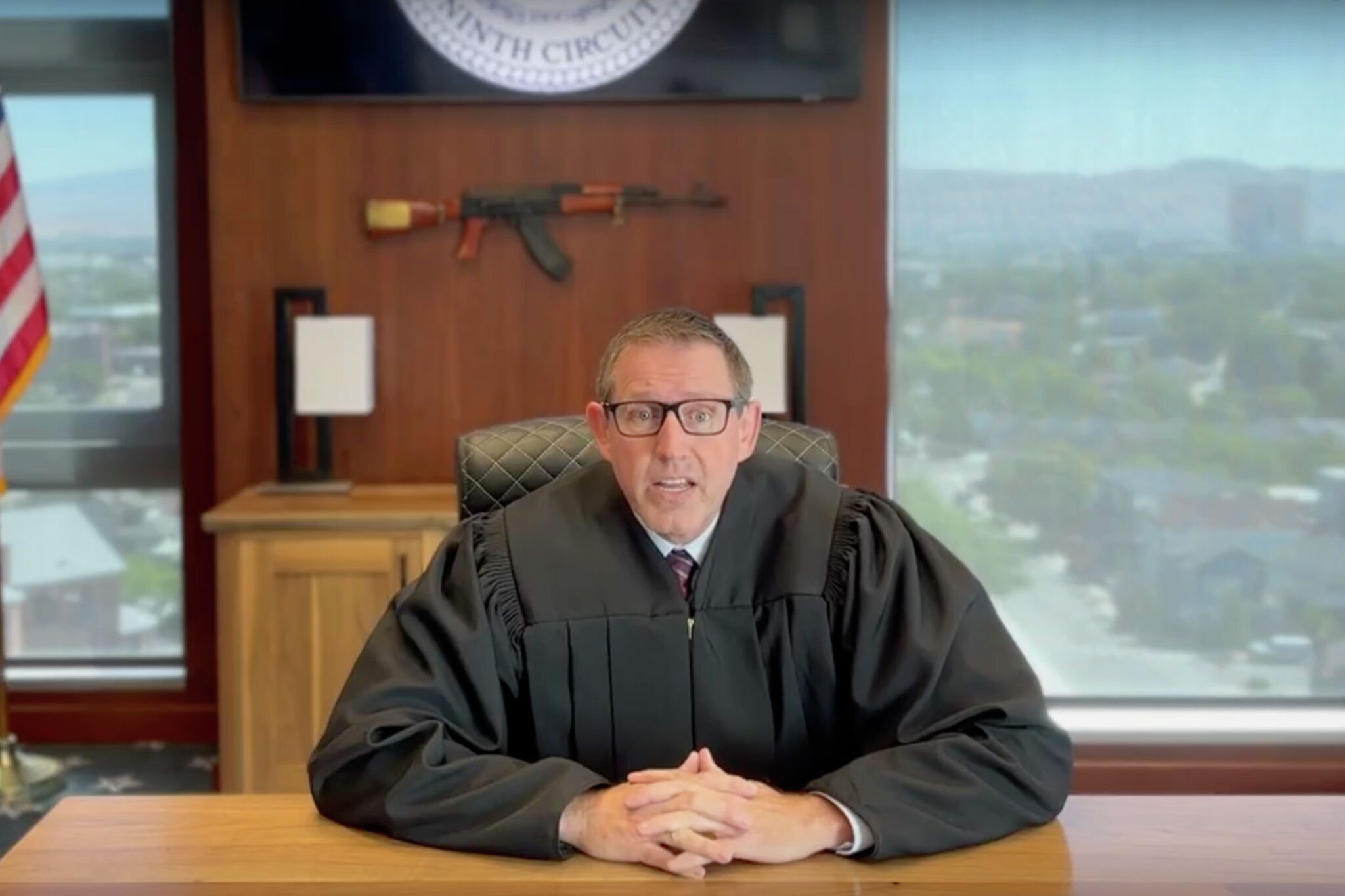 SF judge posts 'wildly improper' YouTube video with firearms