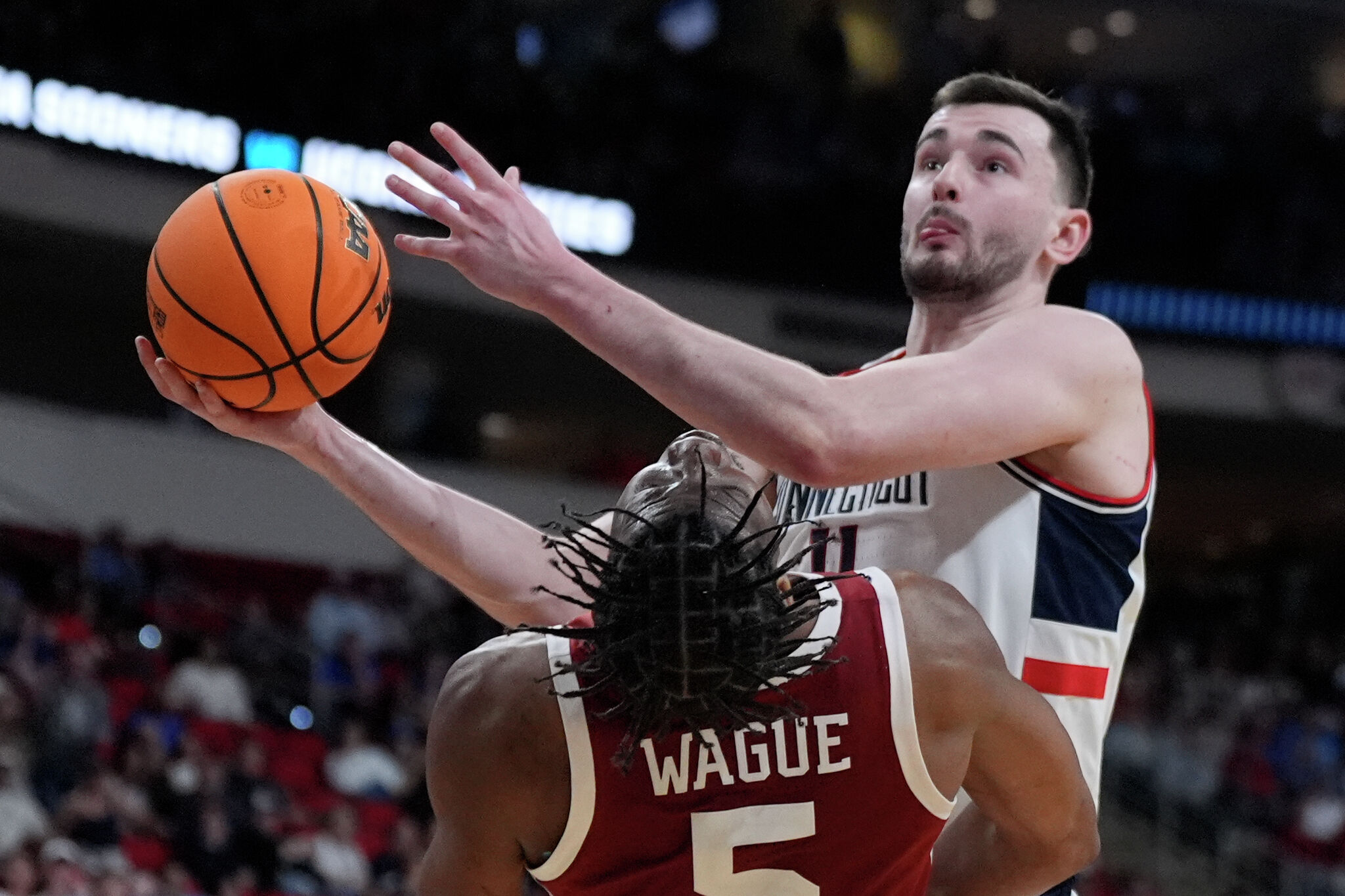 Alex Karaban and Samson Johnson graduate from UConn