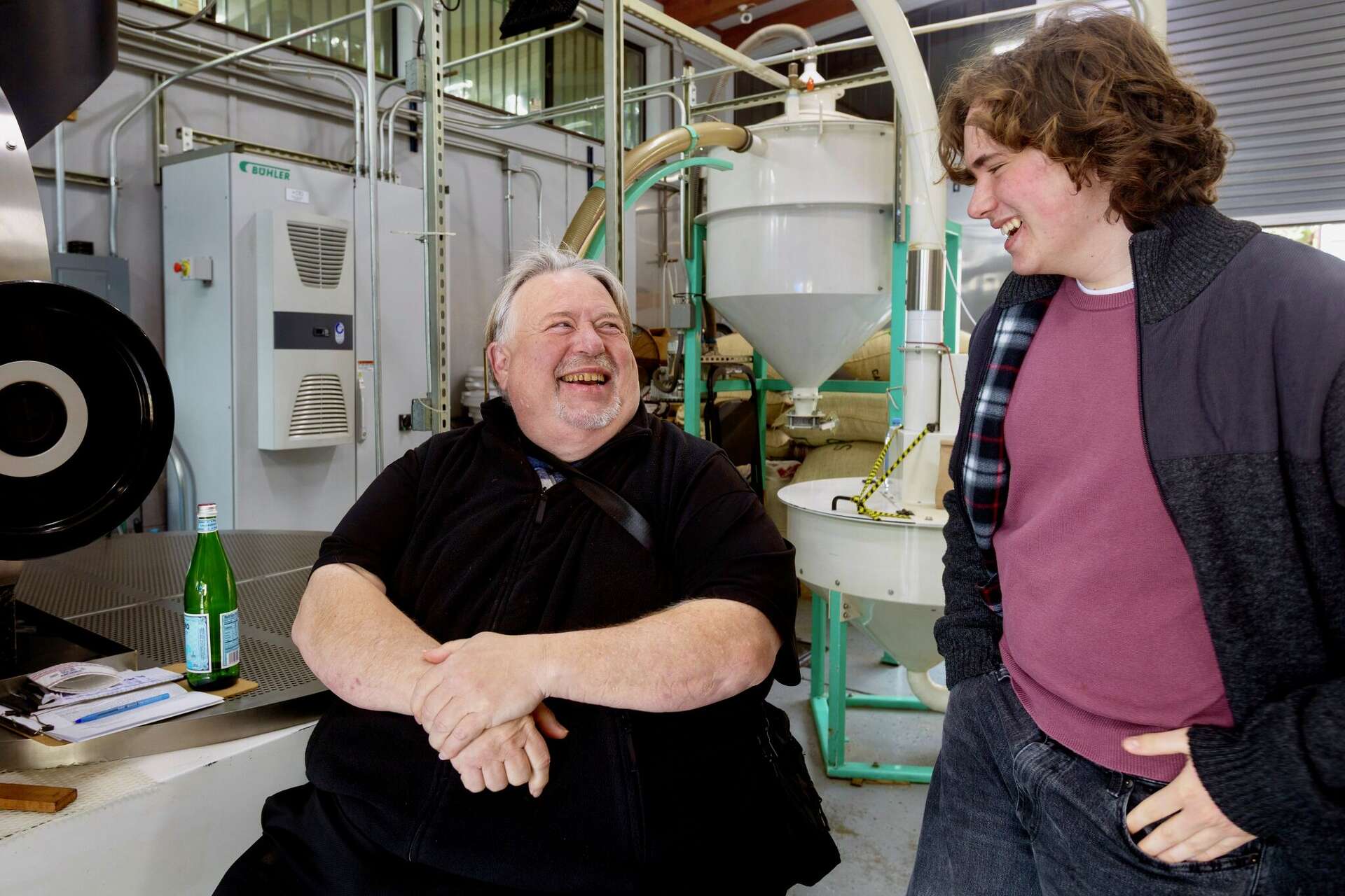 This unconventional coffee roaster became the hub for a Bay Area town