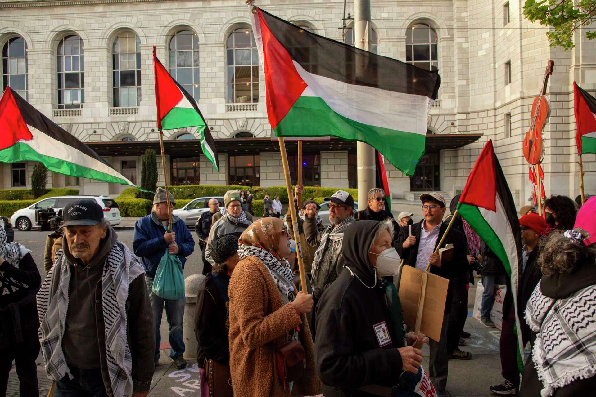 Pro-Palestinian groups protest Israel Philharmonic at SF Symphony