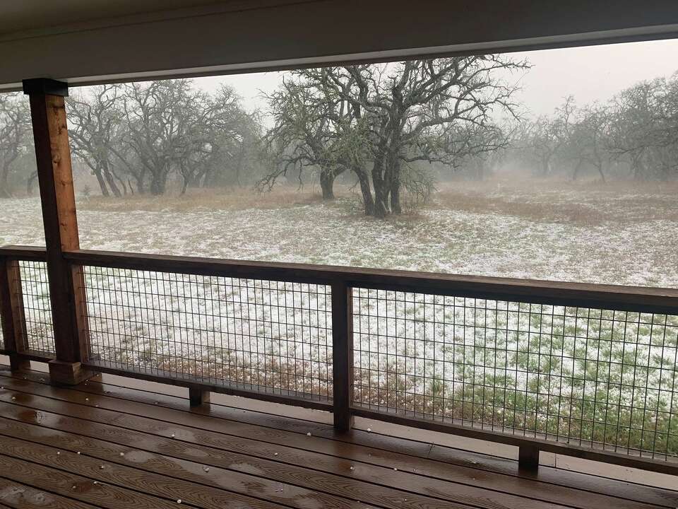 Large hail threat as cold front sweeps into Texas. Here’s where.