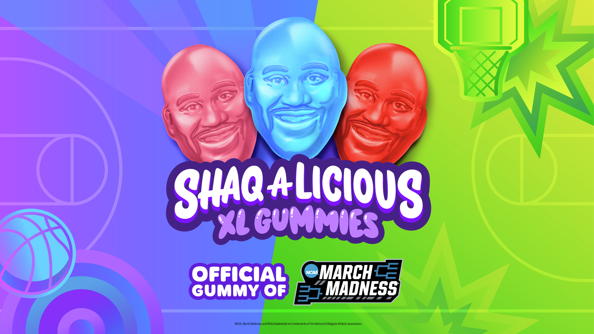 March Madness official gummy has extra-large San Antonio ties