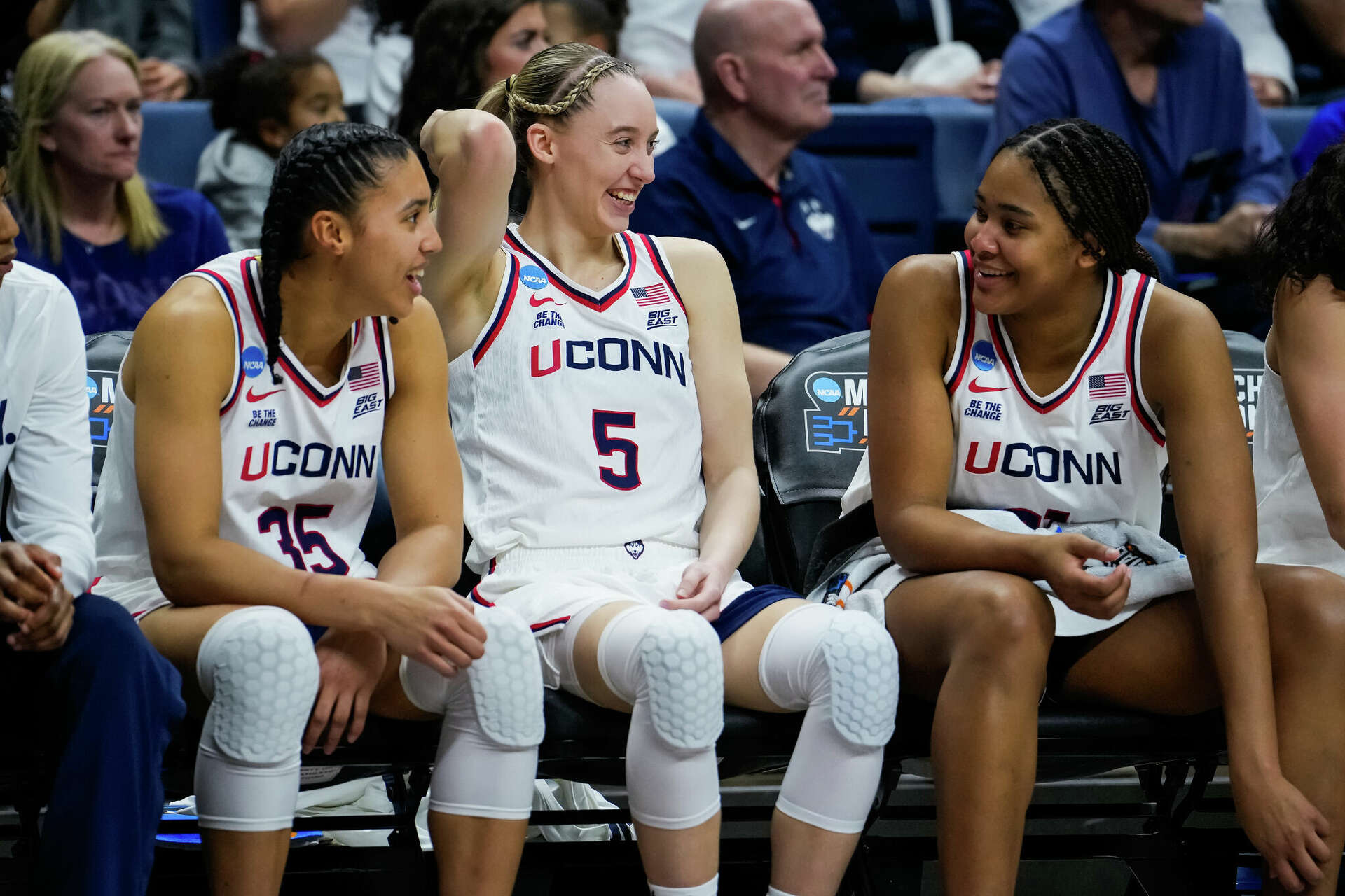 Here's how Paige Bueckers' UConn teammates describe her with one word