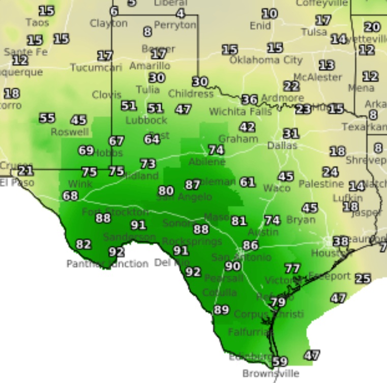 Laredo weather forecast has record rain set to end lengthy dry spell